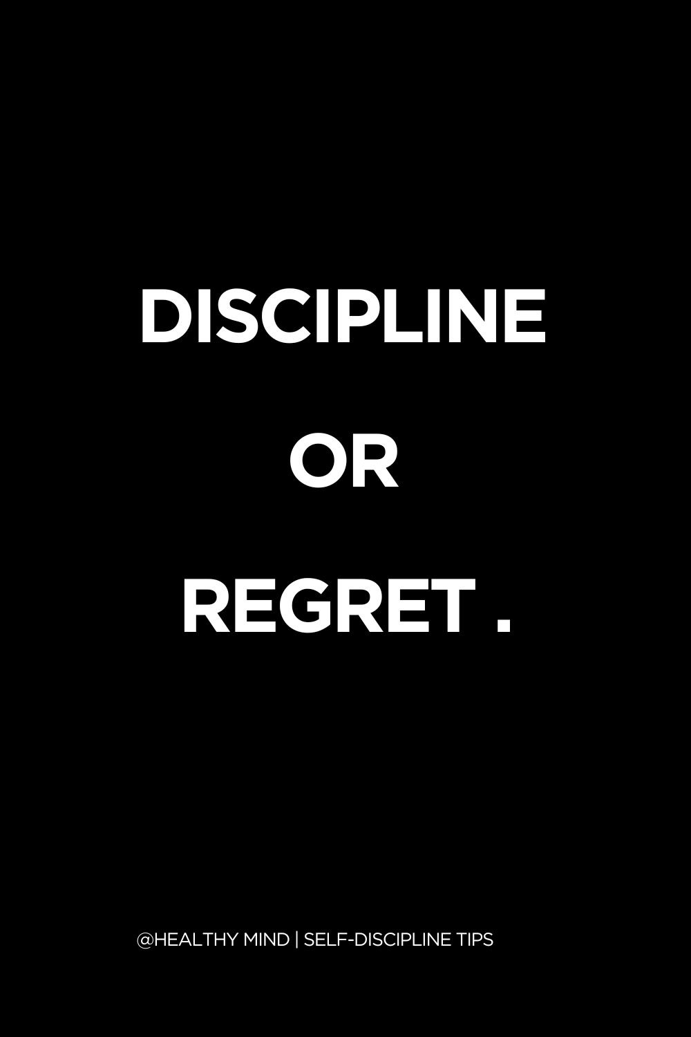 Discipline Or Regret Wallpapers - Wallpaper Cave