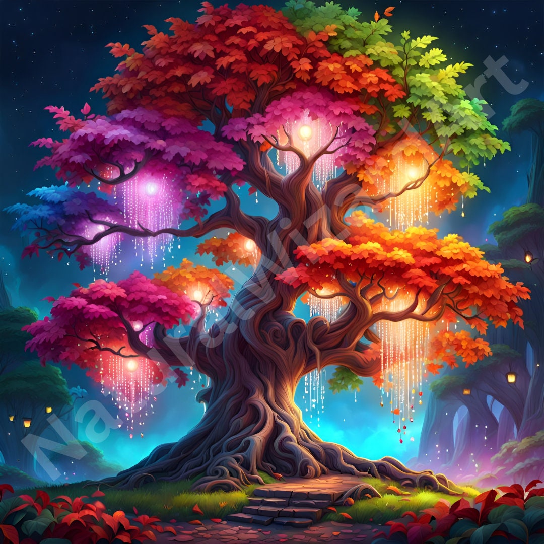 Colorful Trees Wallpapers - Wallpaper Cave