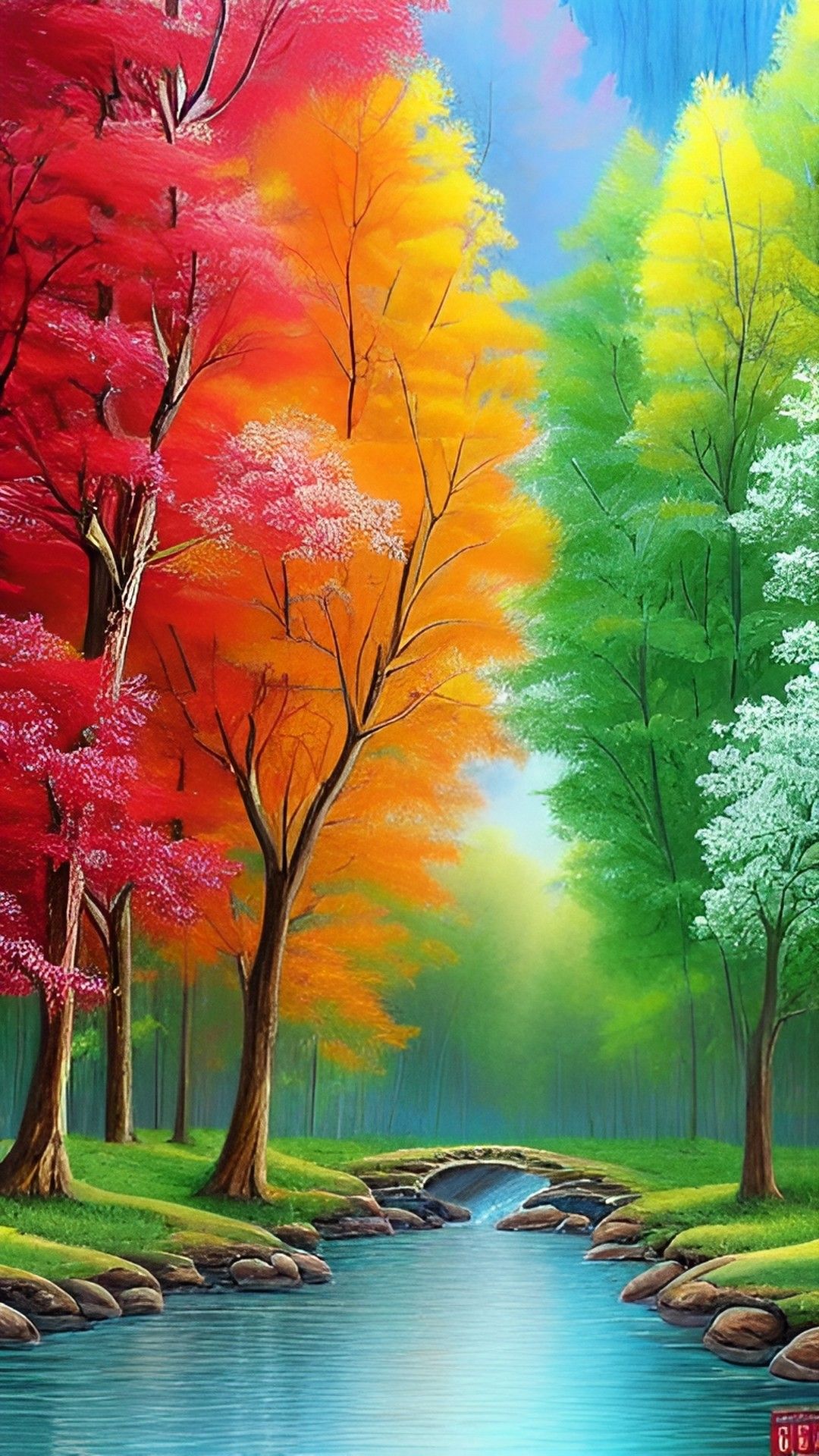 Colorful Trees Wallpapers - Wallpaper Cave
