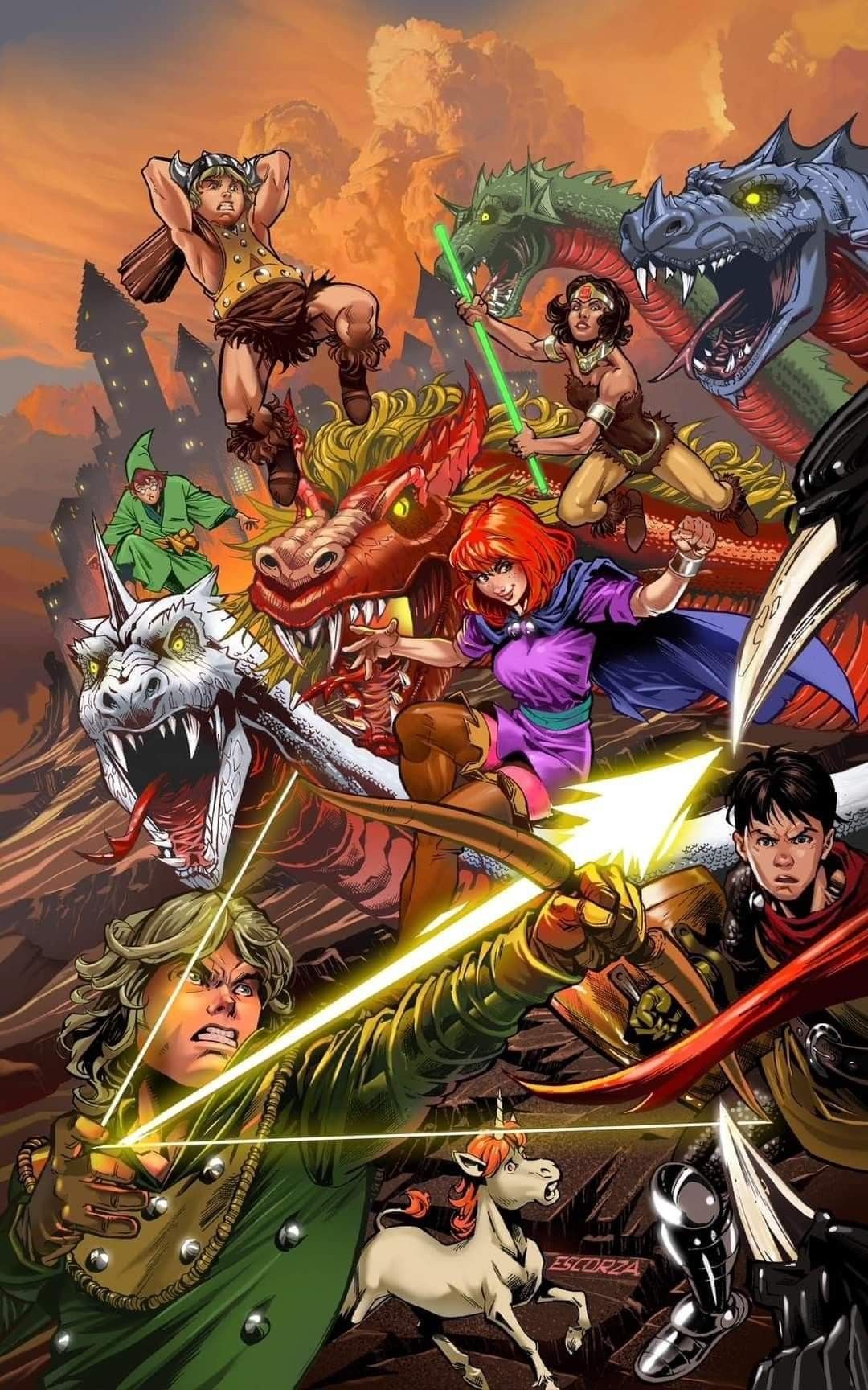 Dungeons And Dragons Cartoon Wallpapers - Wallpaper Cave