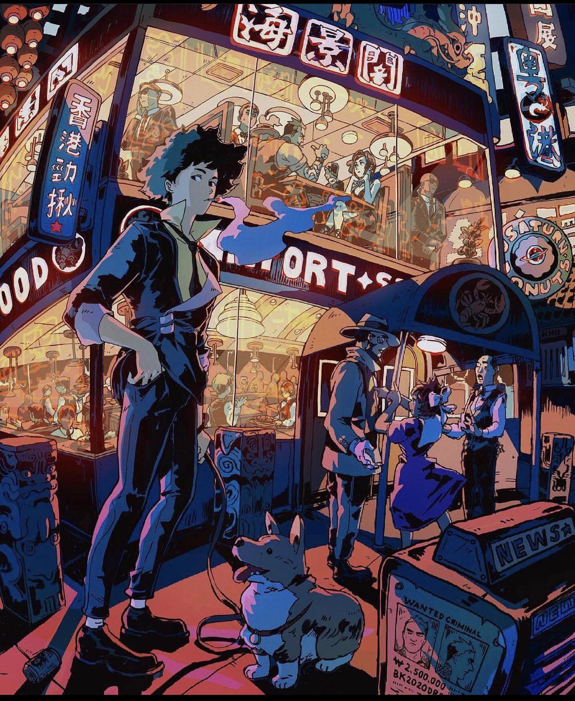 Cowboy Bebop Crew In Space Wallpapers - Wallpaper Cave
