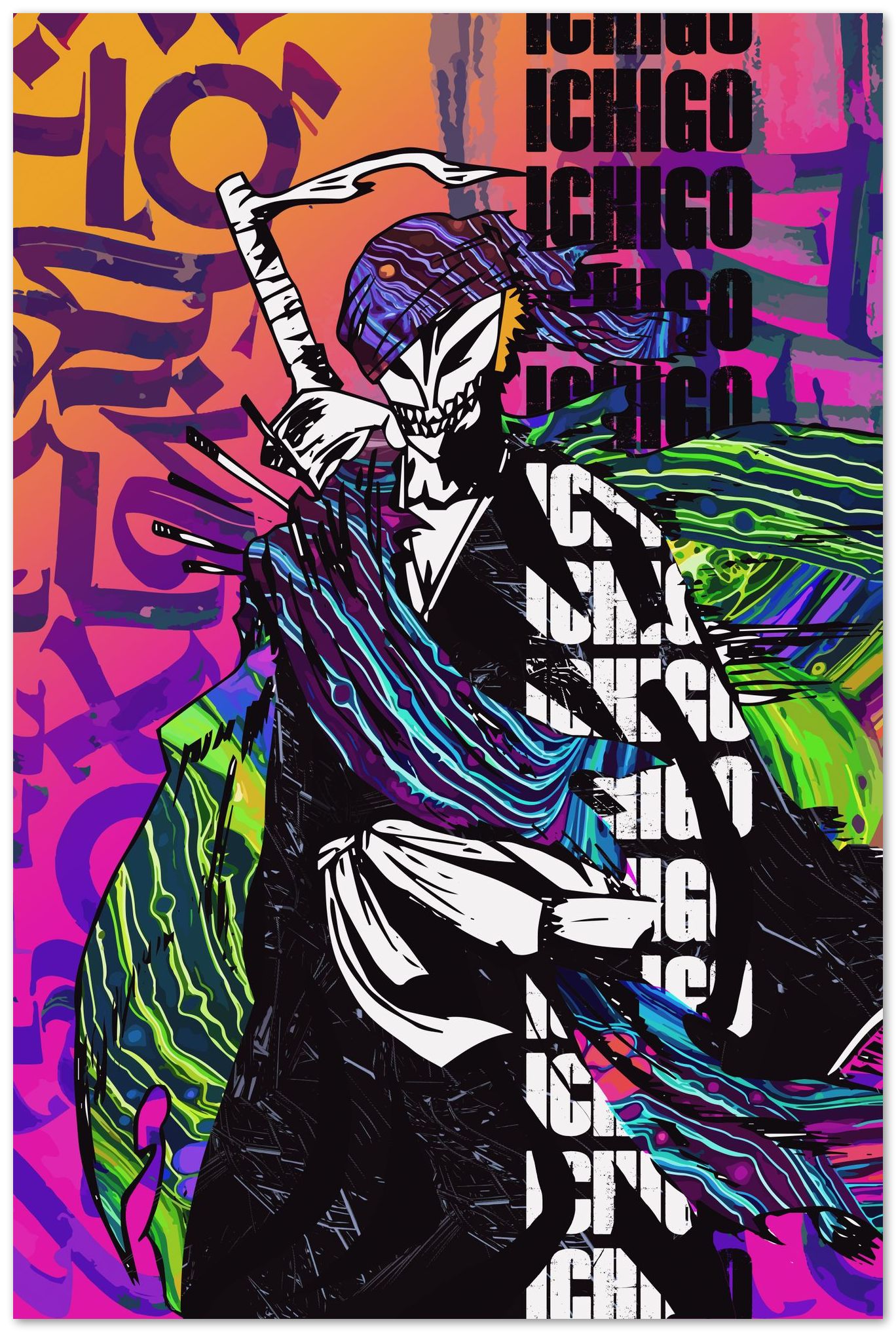 Bleach Hollow Mask Poster Wallpapers - Wallpaper Cave