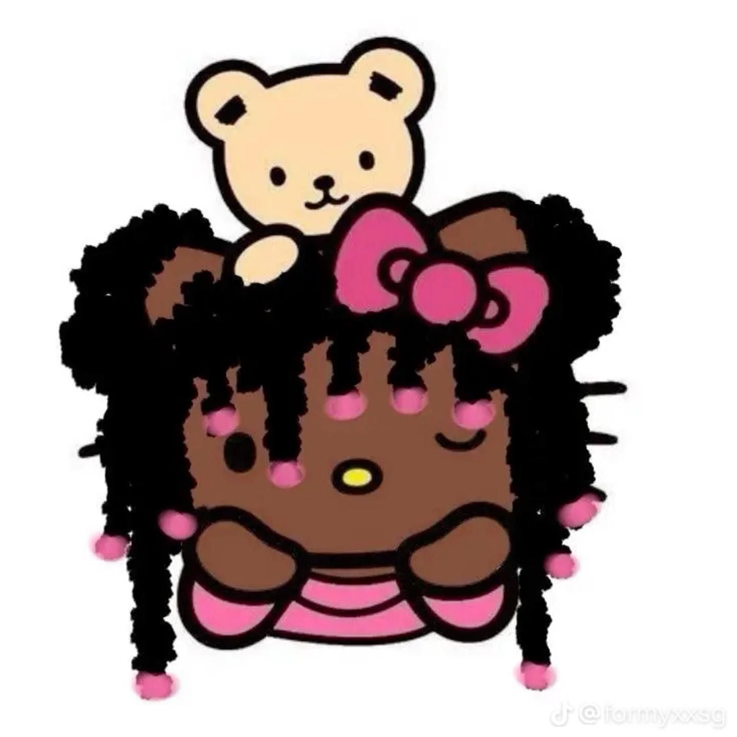 Hello Kitty Black Skin Wallpapers - Wallpaper Cave