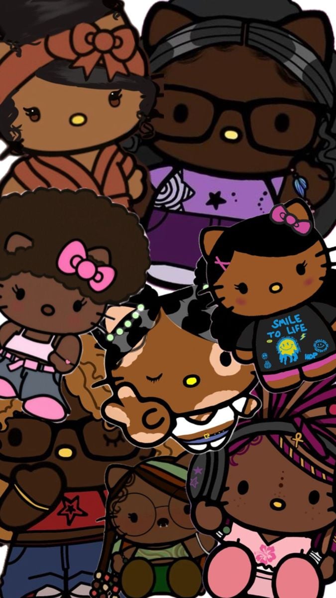 Hello Kitty Black Skin Wallpapers - Wallpaper Cave