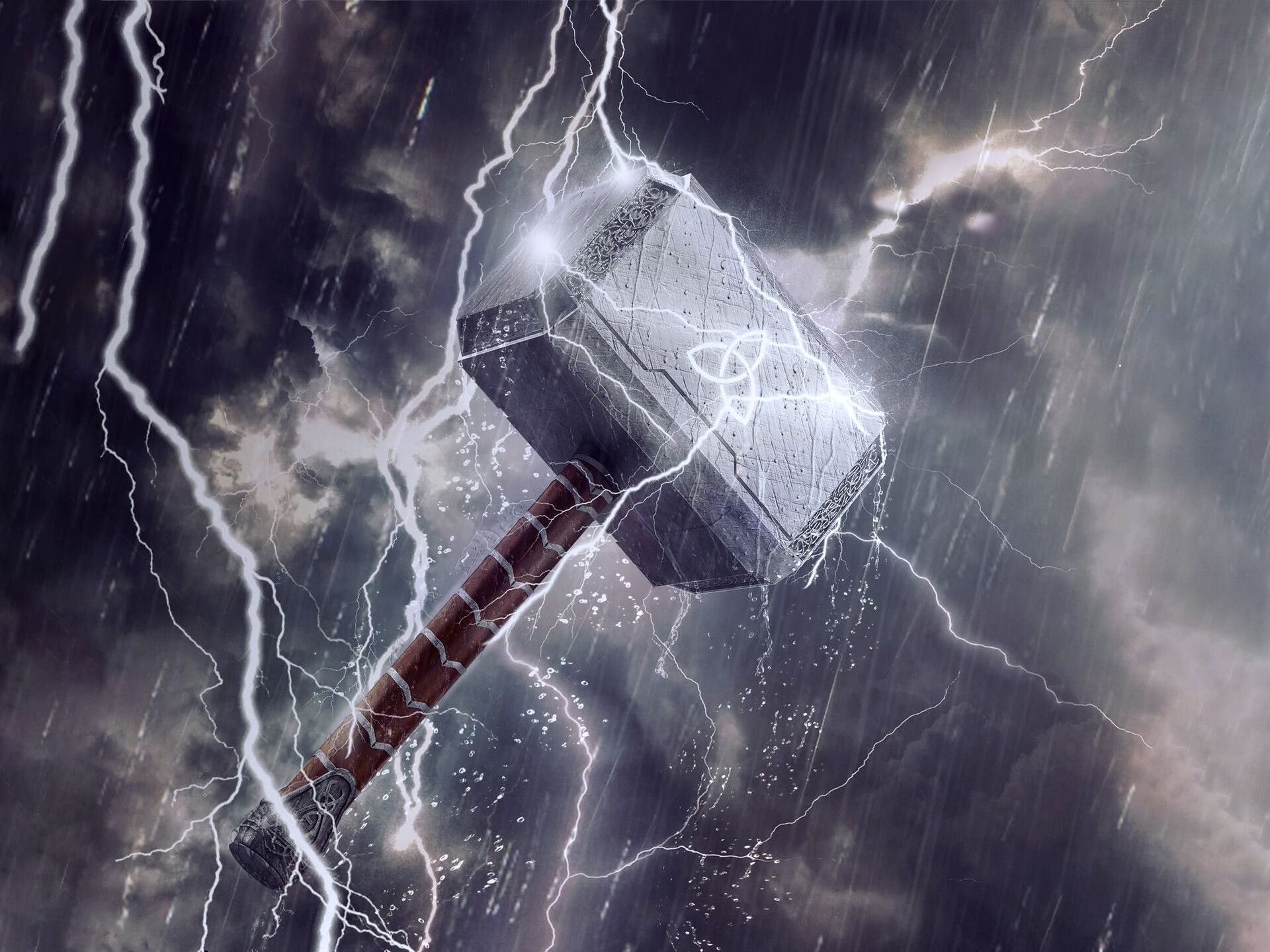 Thor Hammer Lightning Wallpapers - Wallpaper Cave