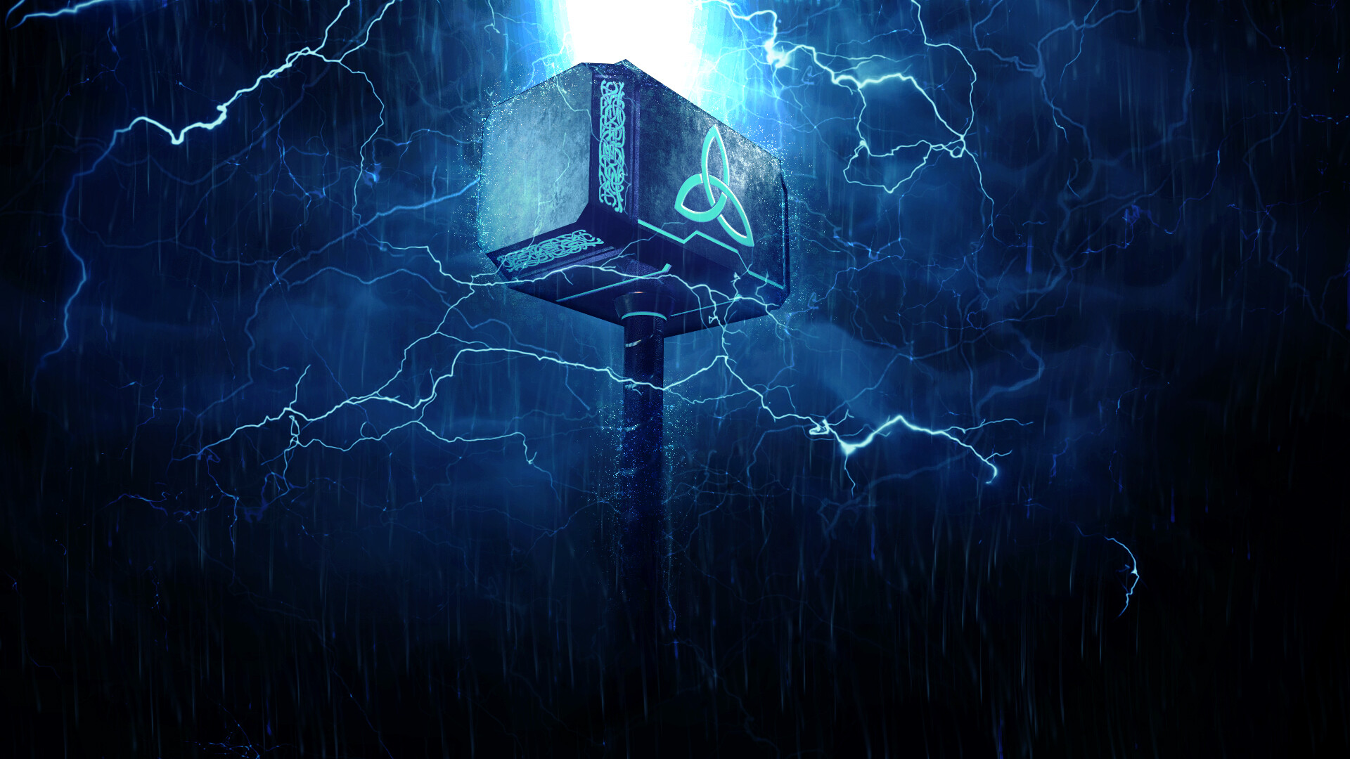 Thor Hammer Lightning Wallpapers - Wallpaper Cave