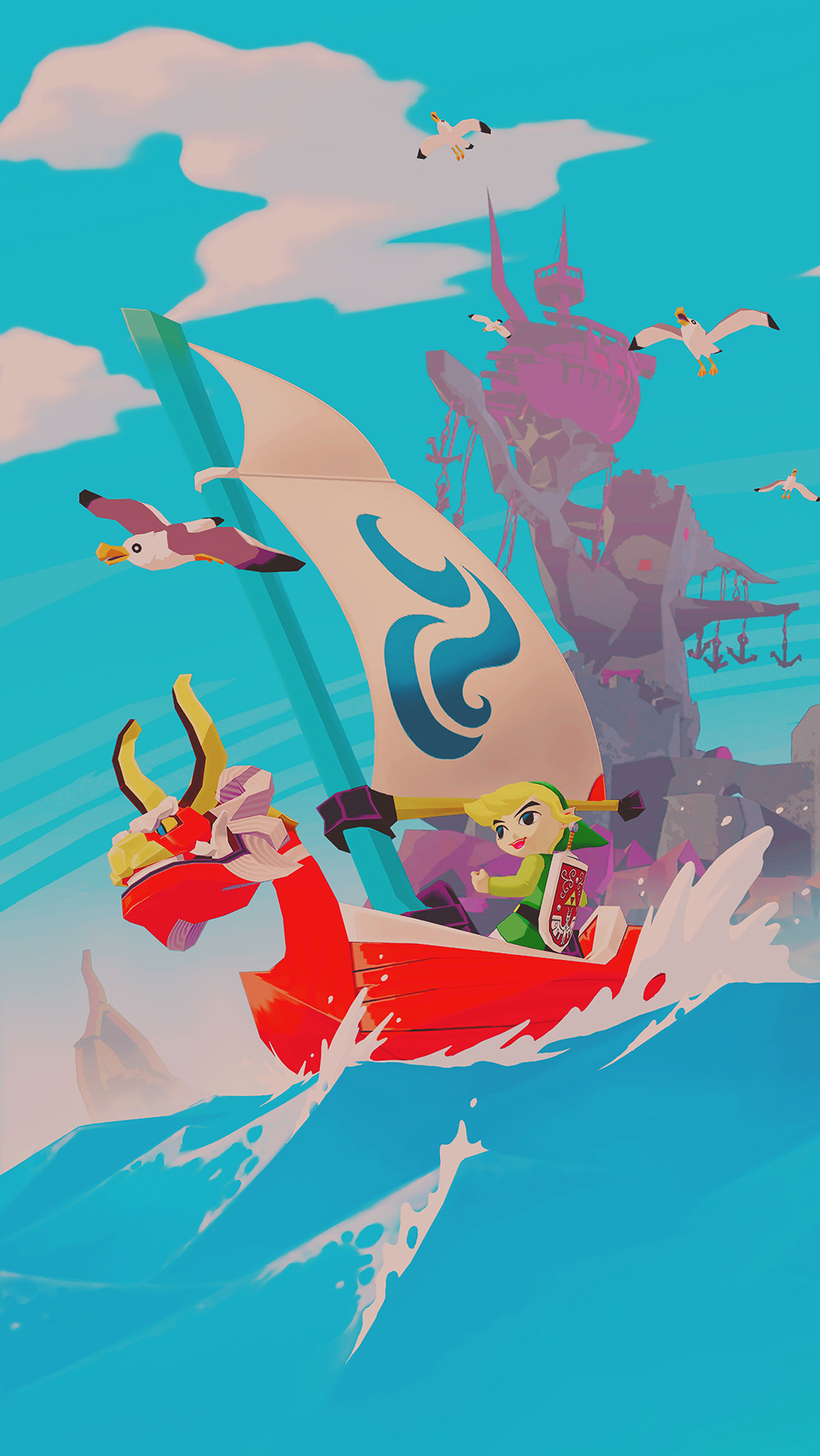 The Legend Of Zelda: The Wind Waker iPhone Wallpapers - Wallpaper Cave