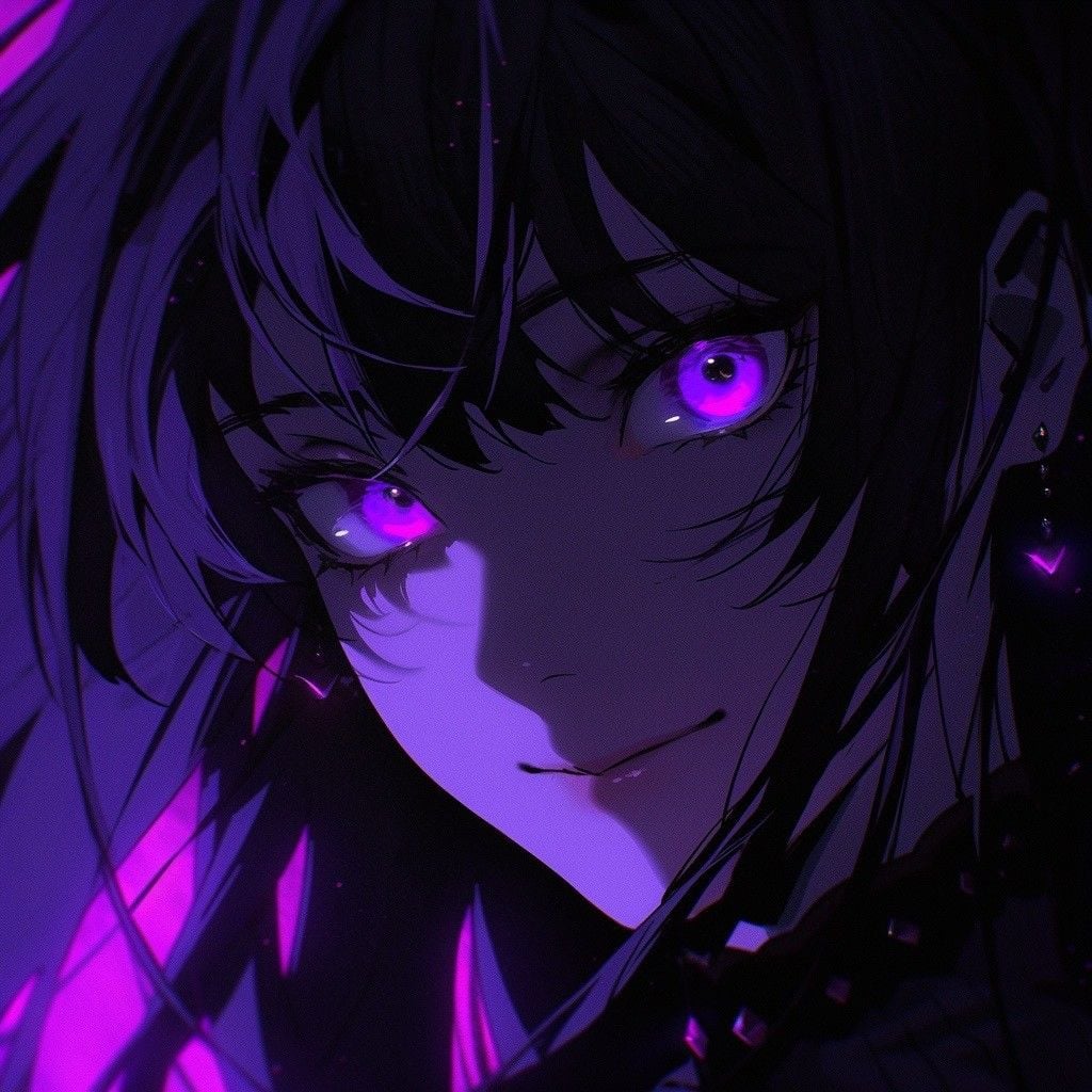 Anime Girl Purple Eyes Wallpapers - Wallpaper Cave