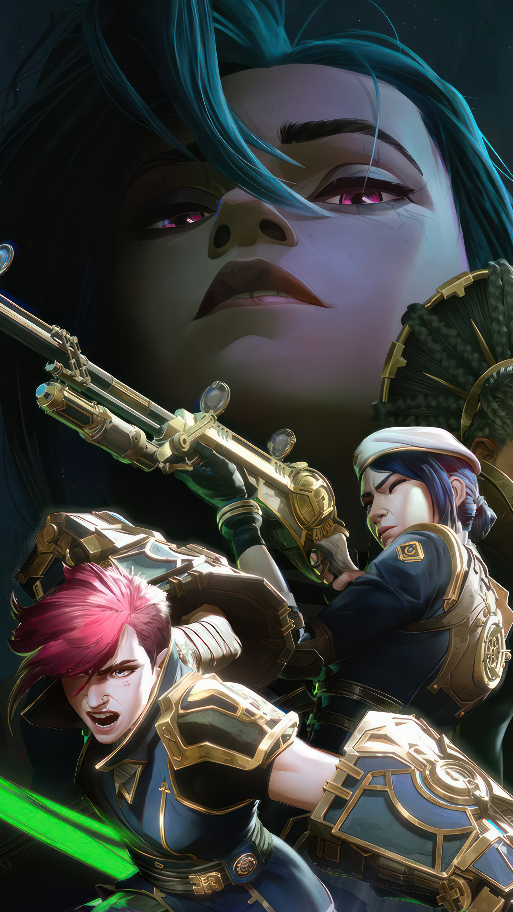 Caitlyn Arcane Season 2 Phone Wallpapers - Wallpaper Cave