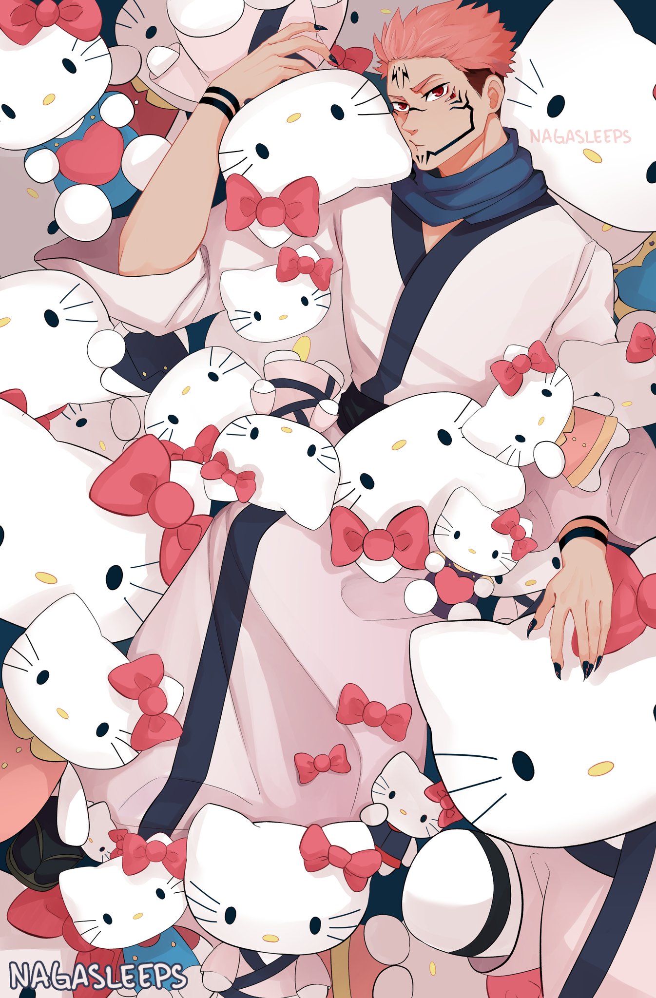 JJK Hello Kitty Wallpapers - Wallpaper Cave