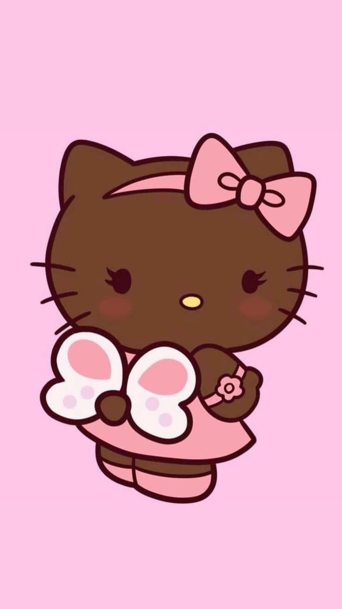 Brown Skin Hello Kitty Wallpapers - Wallpaper Cave