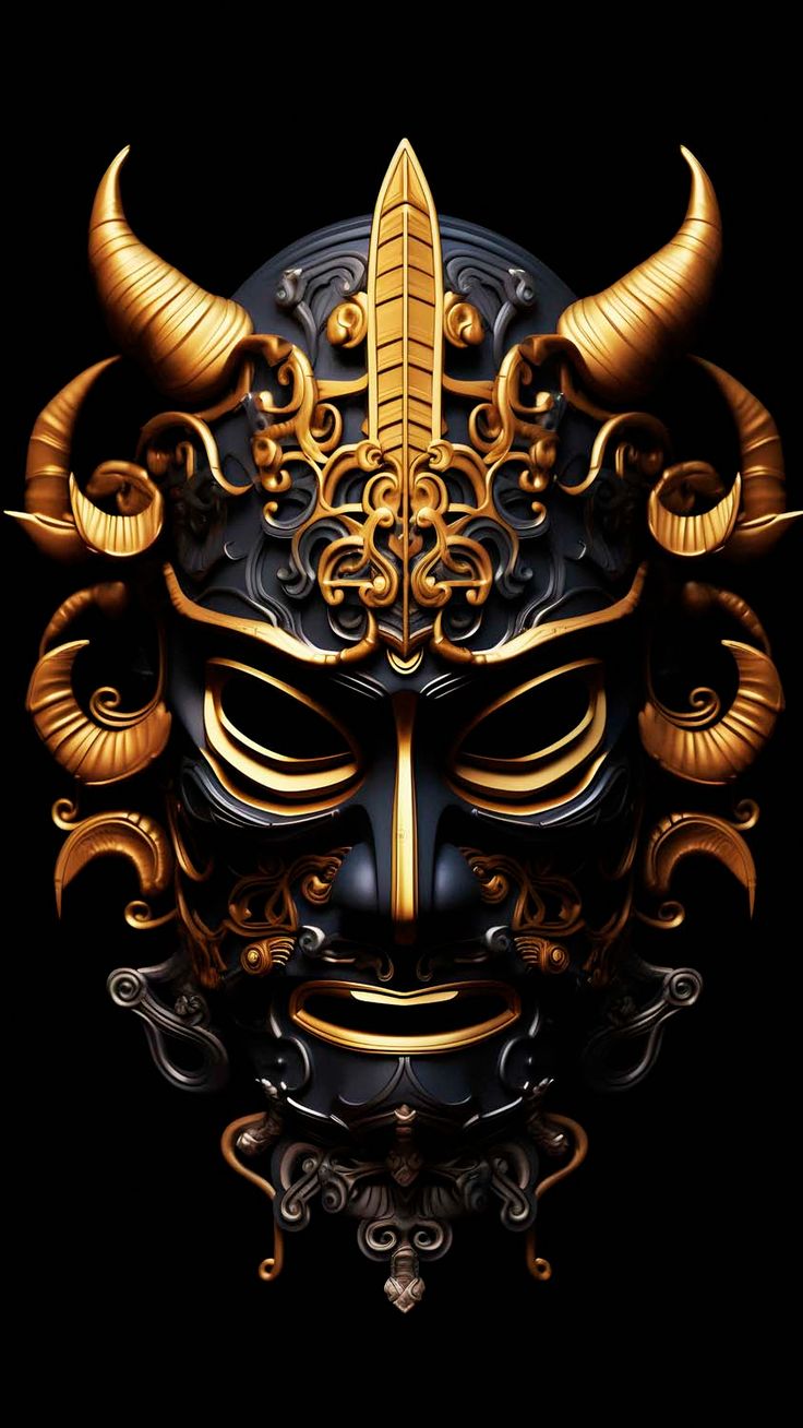 Gold Mask Wallpapers - Wallpaper Cave