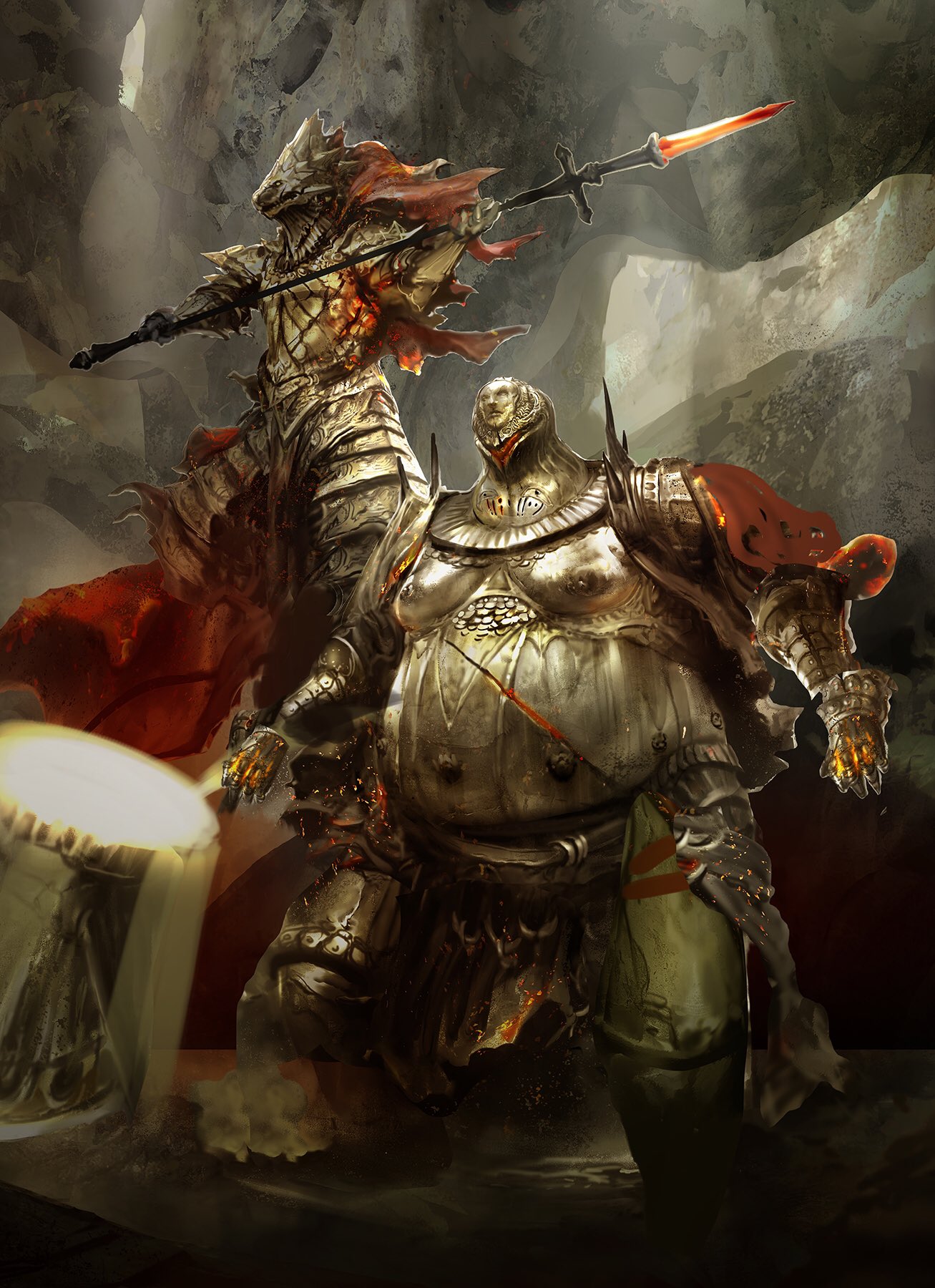 Ornstein 和 Smough 壁纸