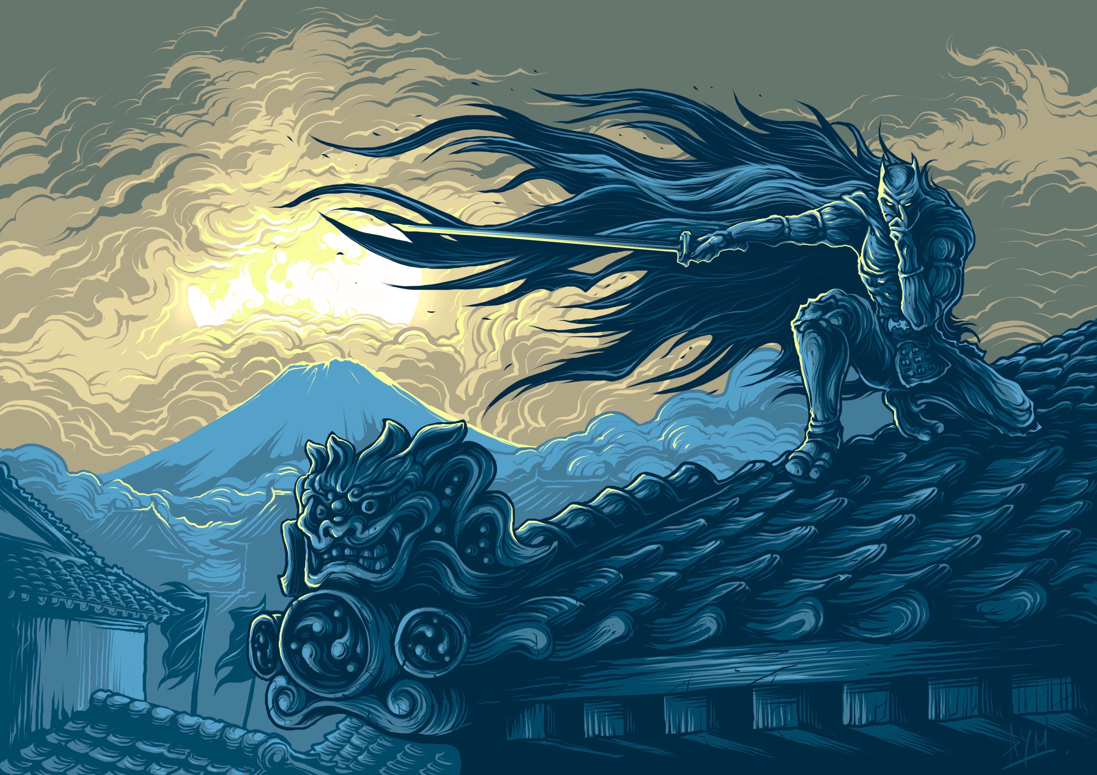 Samurai Batman Wallpapers - Wallpaper Cave