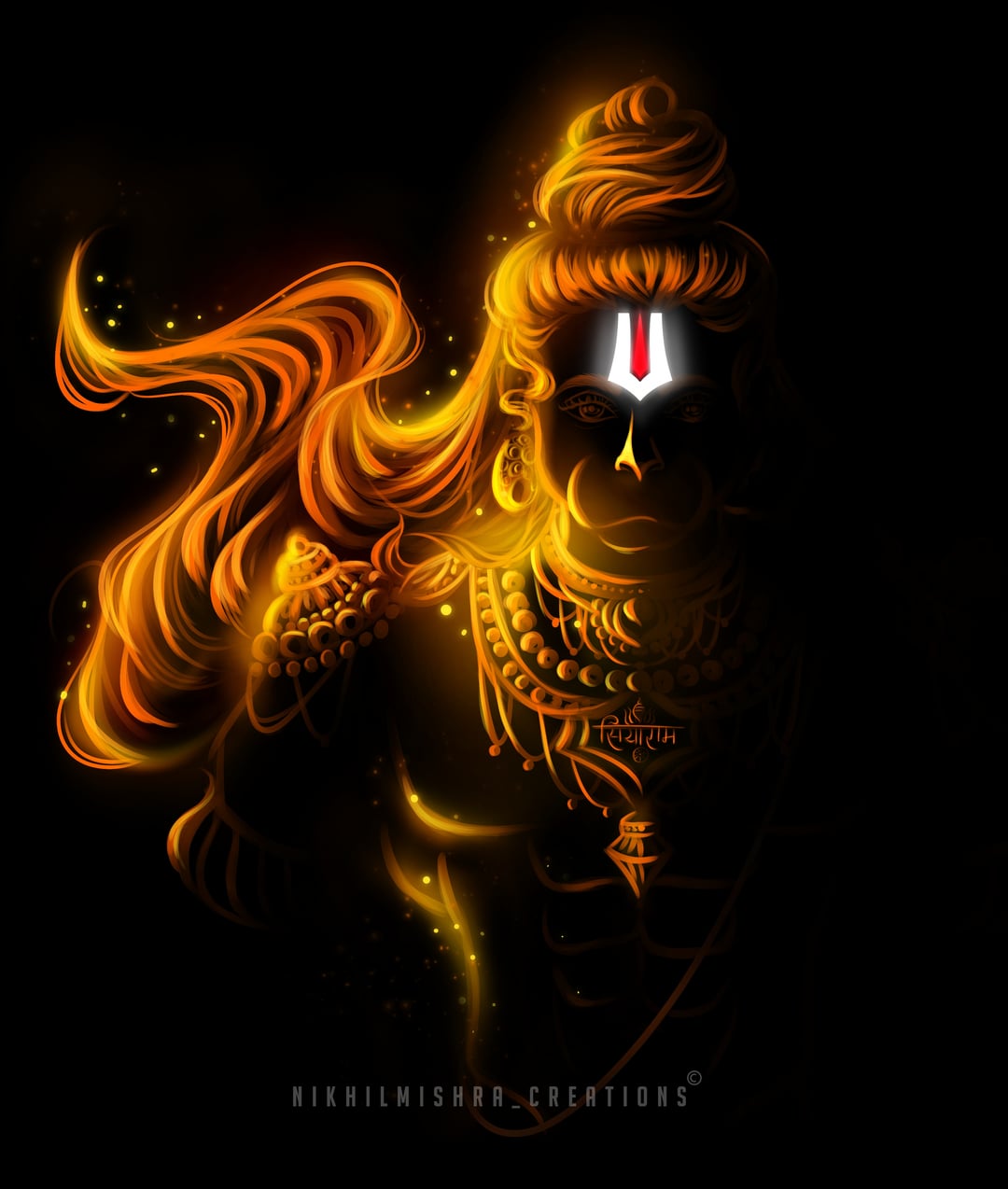 Hanuman Neon Wallpapers - Wallpaper Cave