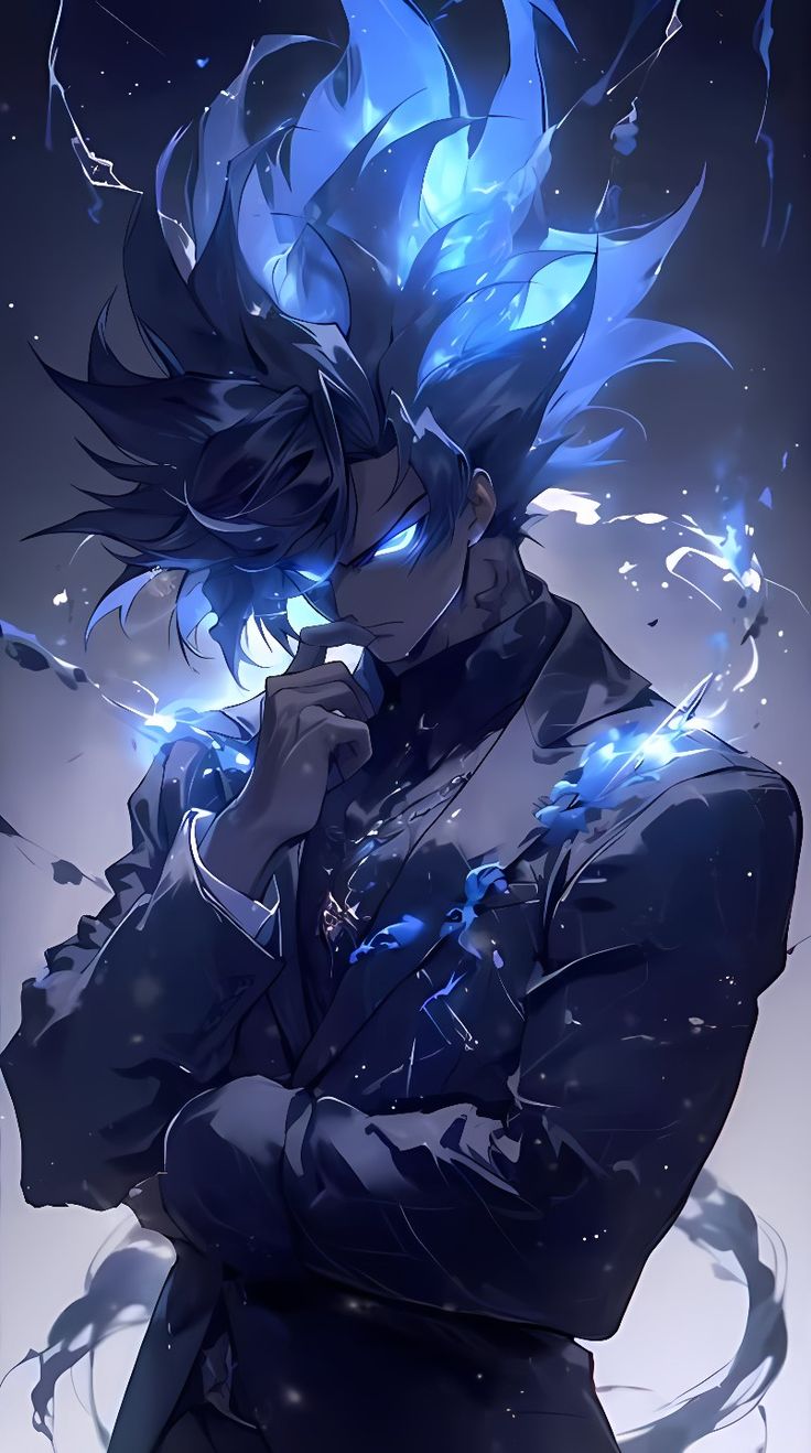 Blue Anime Character Wallpapers - Wallpaper Cave