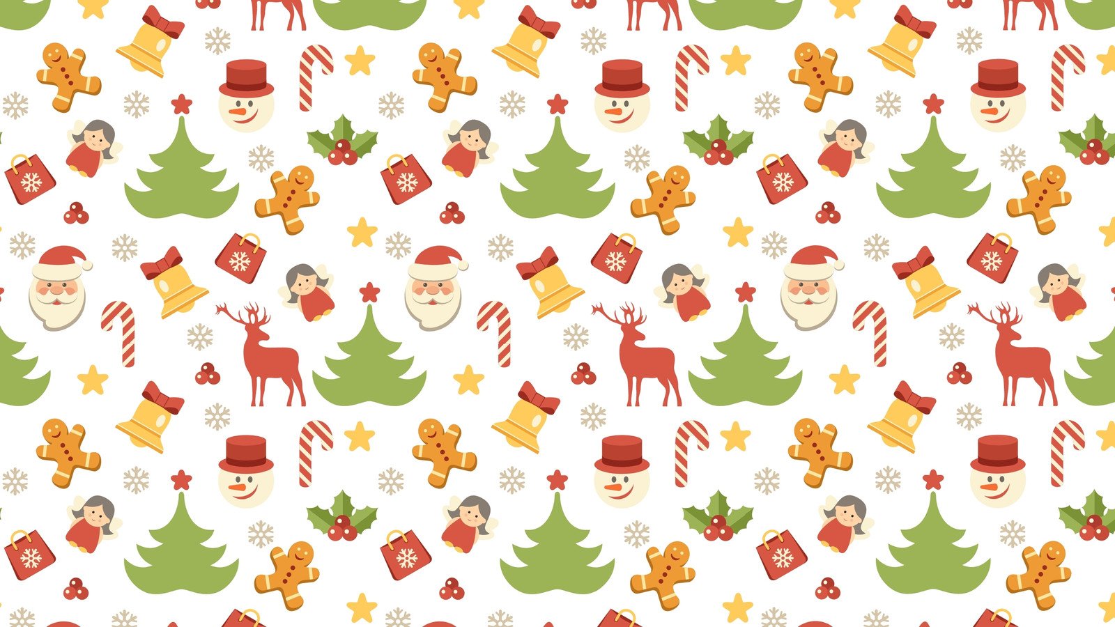 Colorful Christmas Collage Laptop Wallpapers - Wallpaper Cave
