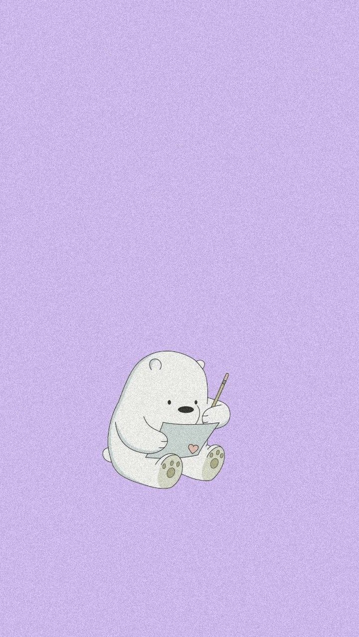 Cute Purple Bear Wallpapers - Wallpaper Cave