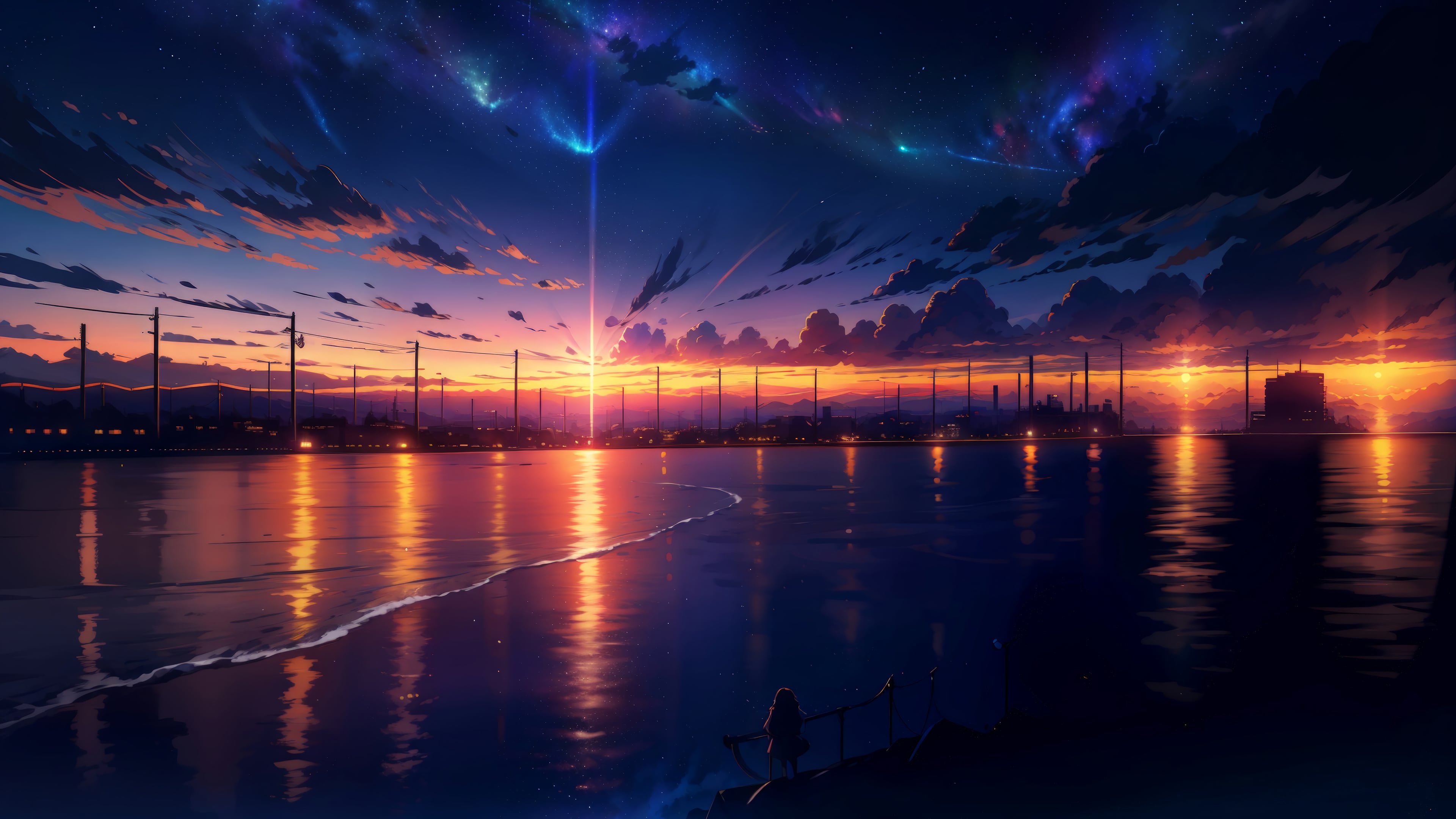 Anime 4k Sunset Wallpapers - Wallpaper Cave
