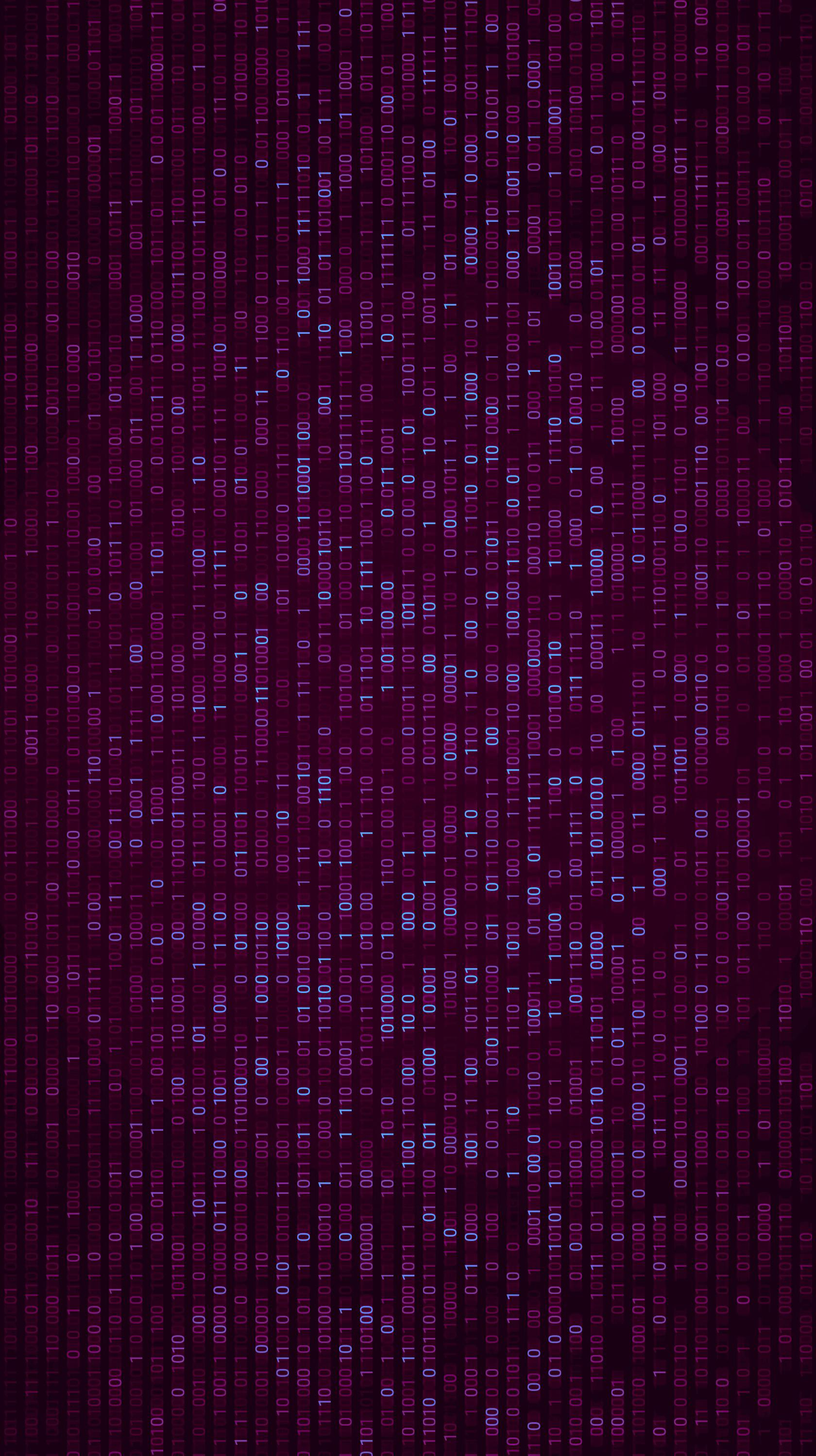 Matrix Hd Wallpaper Purple