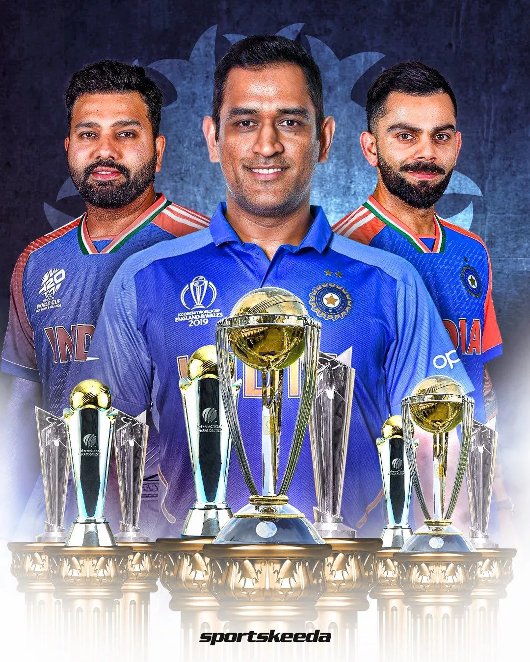 Virat Dhoni Rohit Wallpapers - Wallpaper Cave