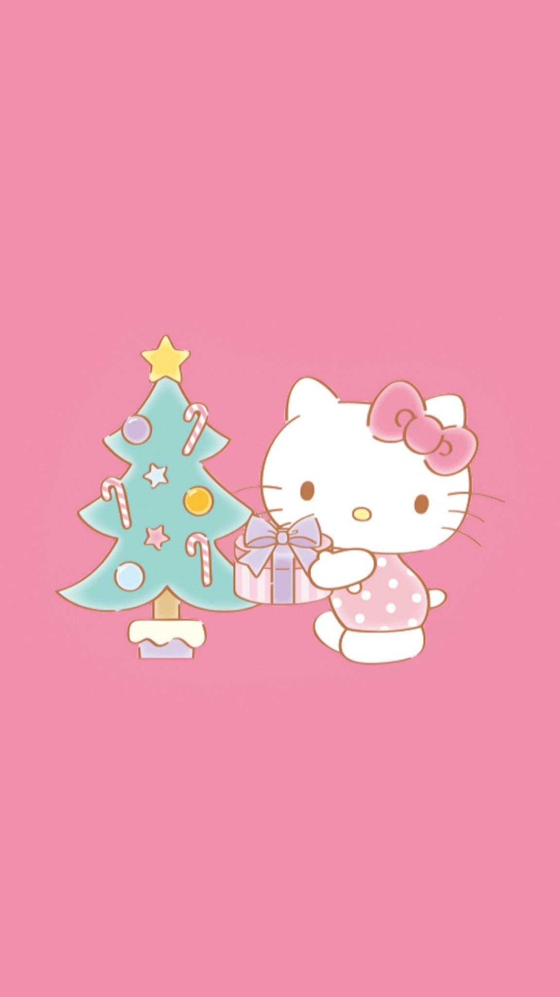 Hello Kitty Christmas Tree Wallpapers - Wallpaper Cave