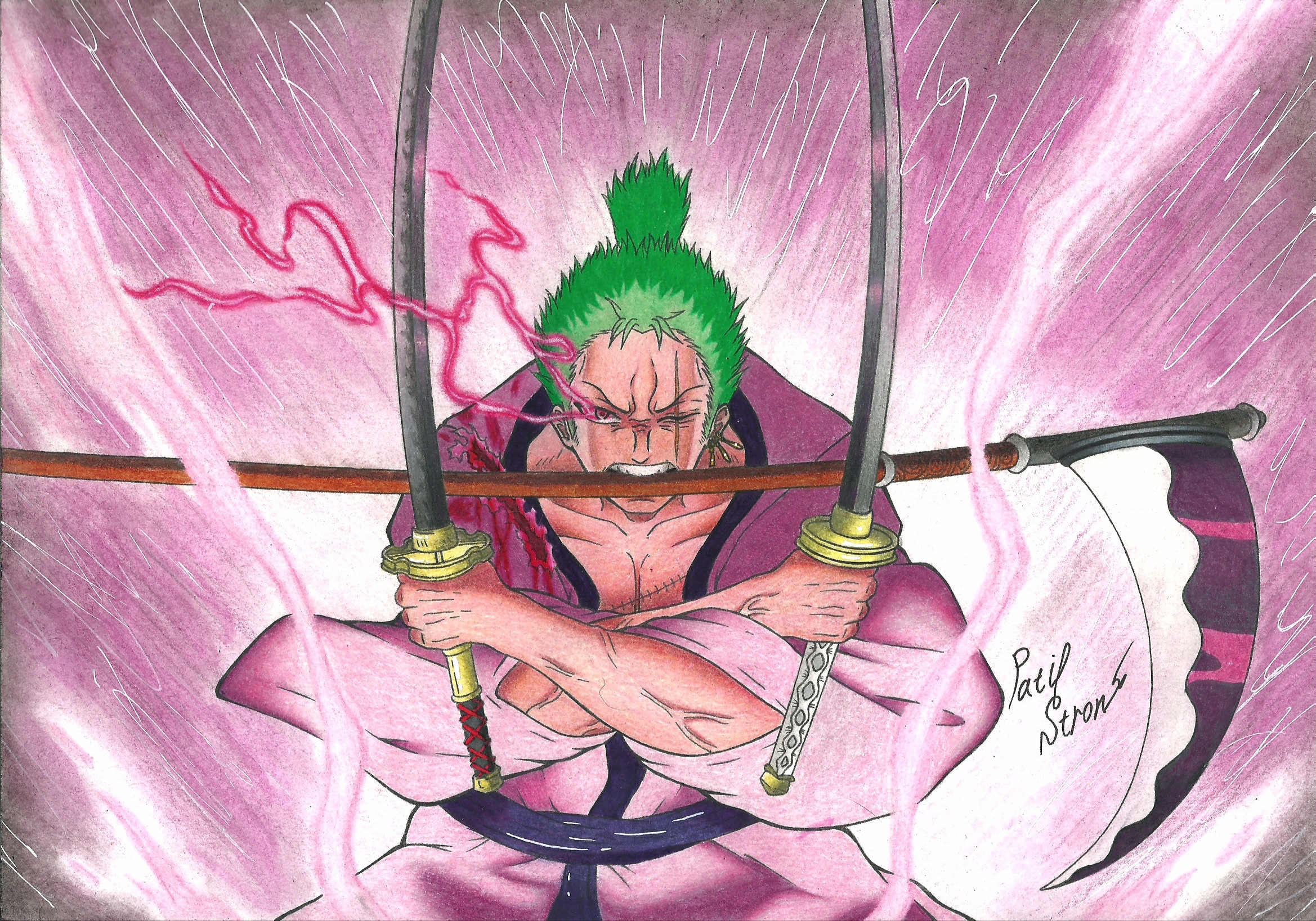 Zoro Three Sword Wallpapers - Wallpaper Cave