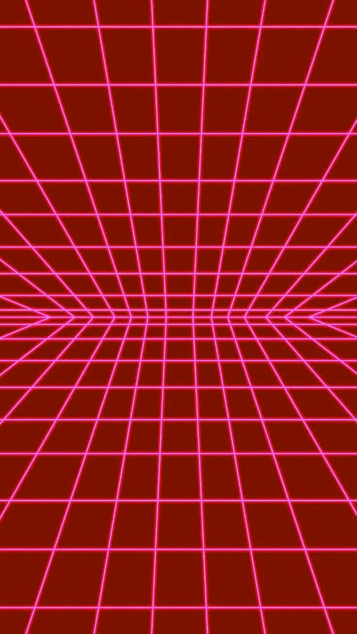 Red Grid Wallpapers - Wallpaper Cave