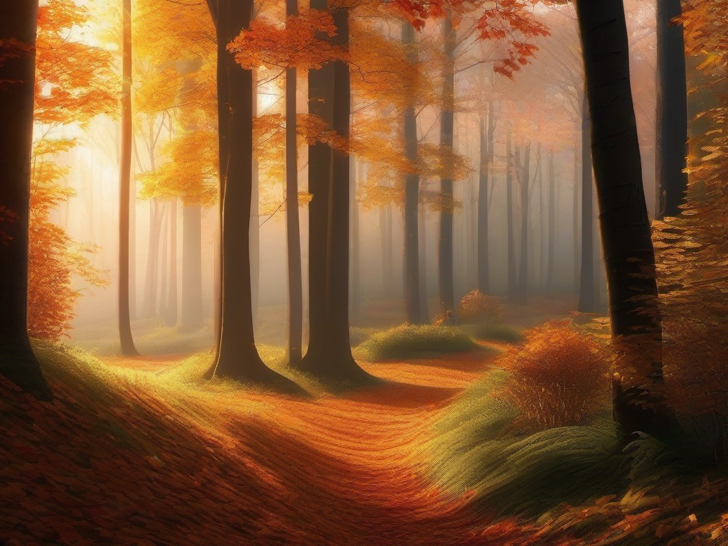 Tranquil Autumn Forest Wallpapers - Wallpaper Cave