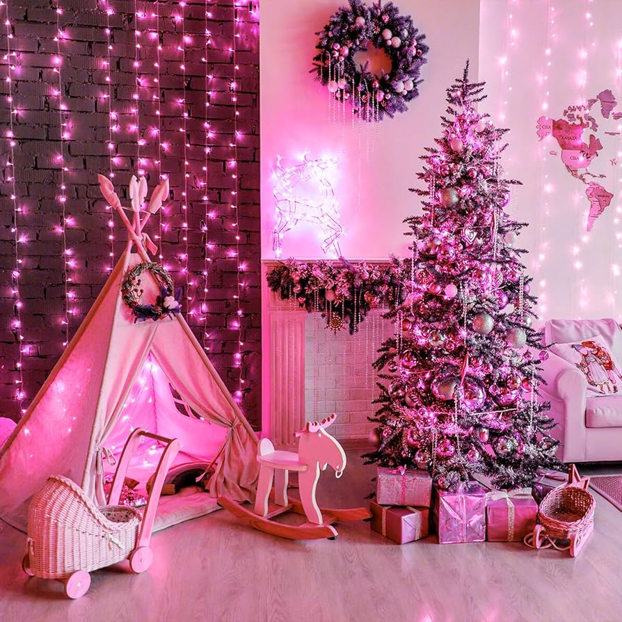 Pink Christmas Lights Wallpapers - Wallpaper Cave