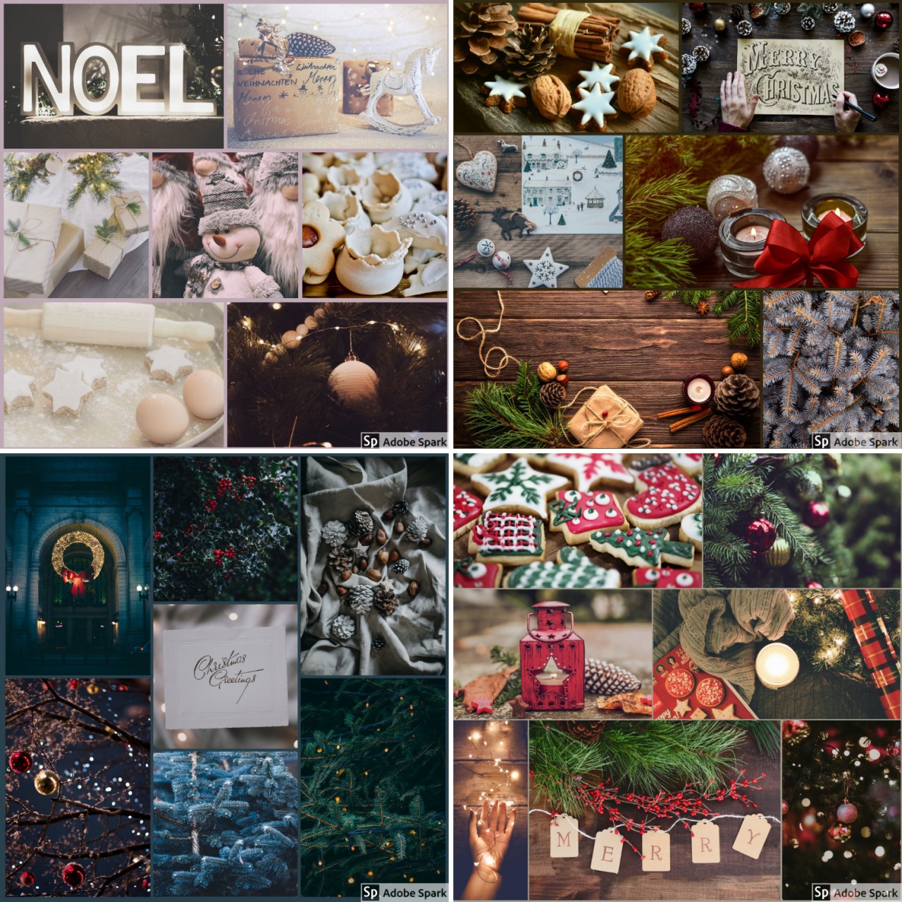 Christmas Moodboard Wallpapers - Wallpaper Cave