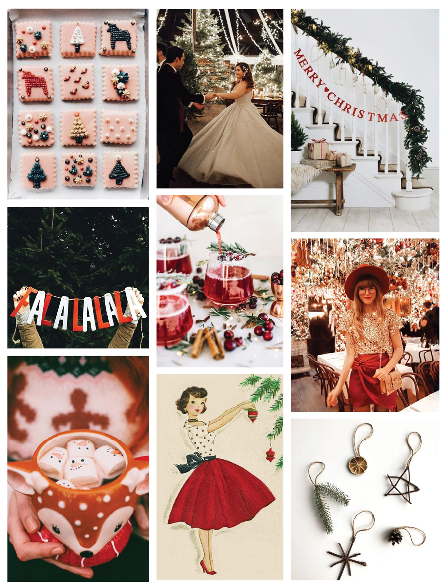 Christmas Moodboard Wallpapers - Wallpaper Cave