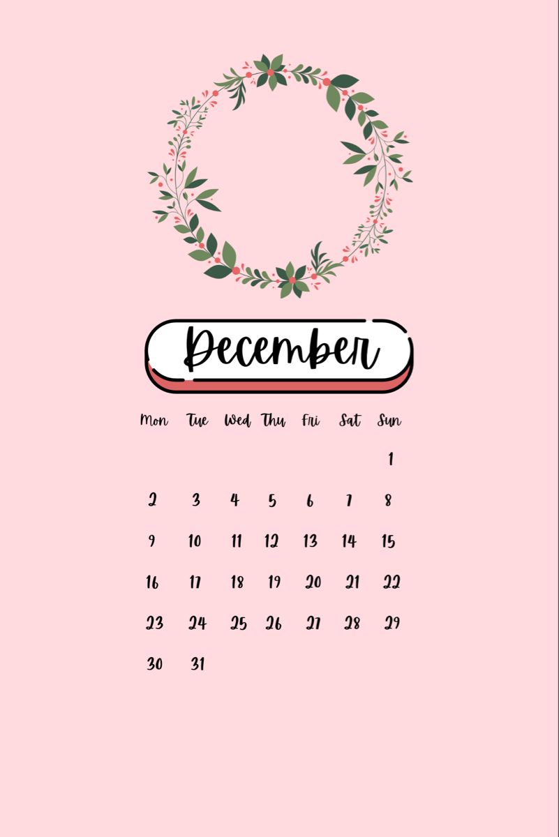 December 2024 Calendar Wallpapers - Wallpaper Cave