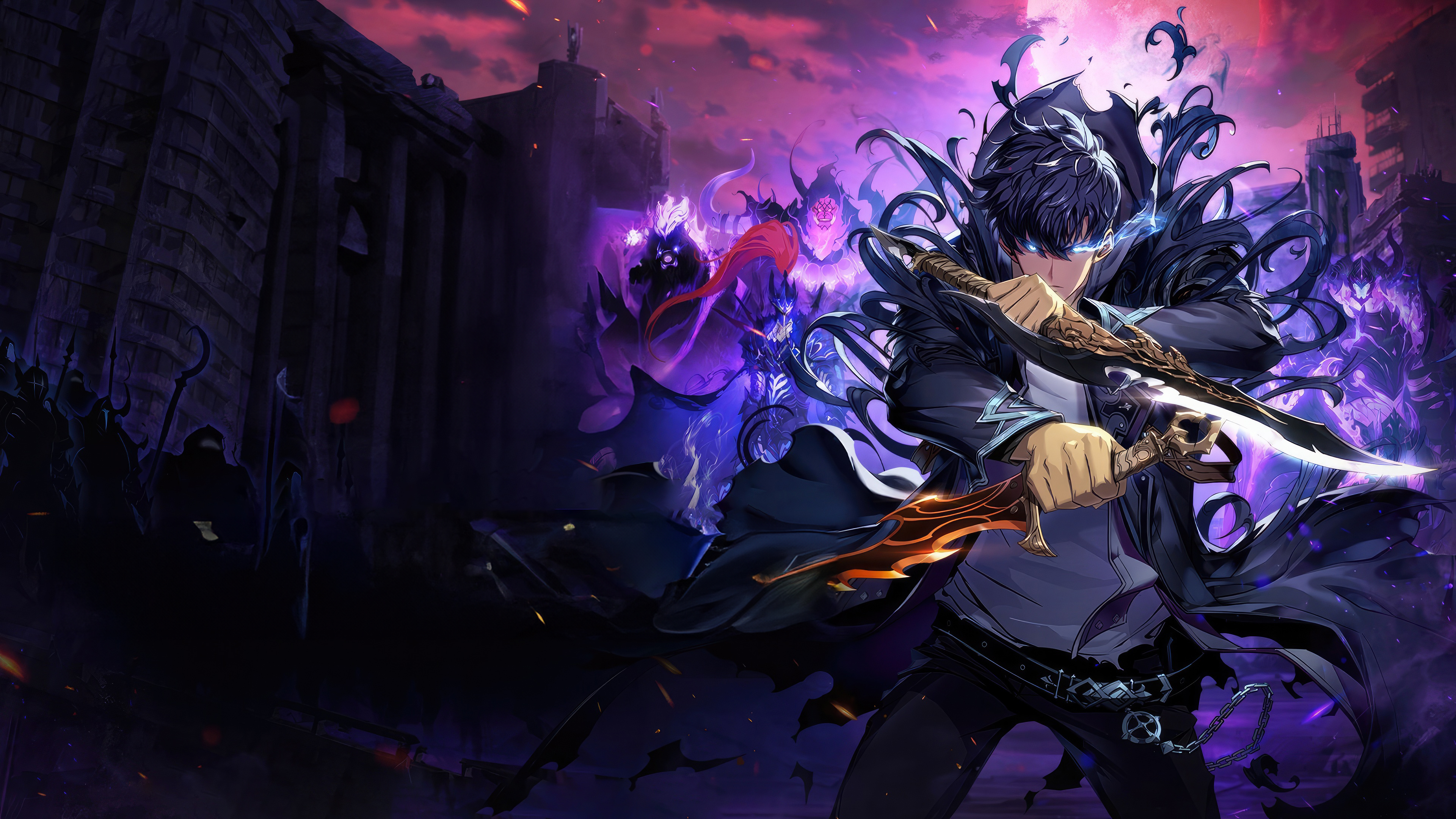 Solo Leveling 4k Anime Wallpapers - Wallpaper Cave