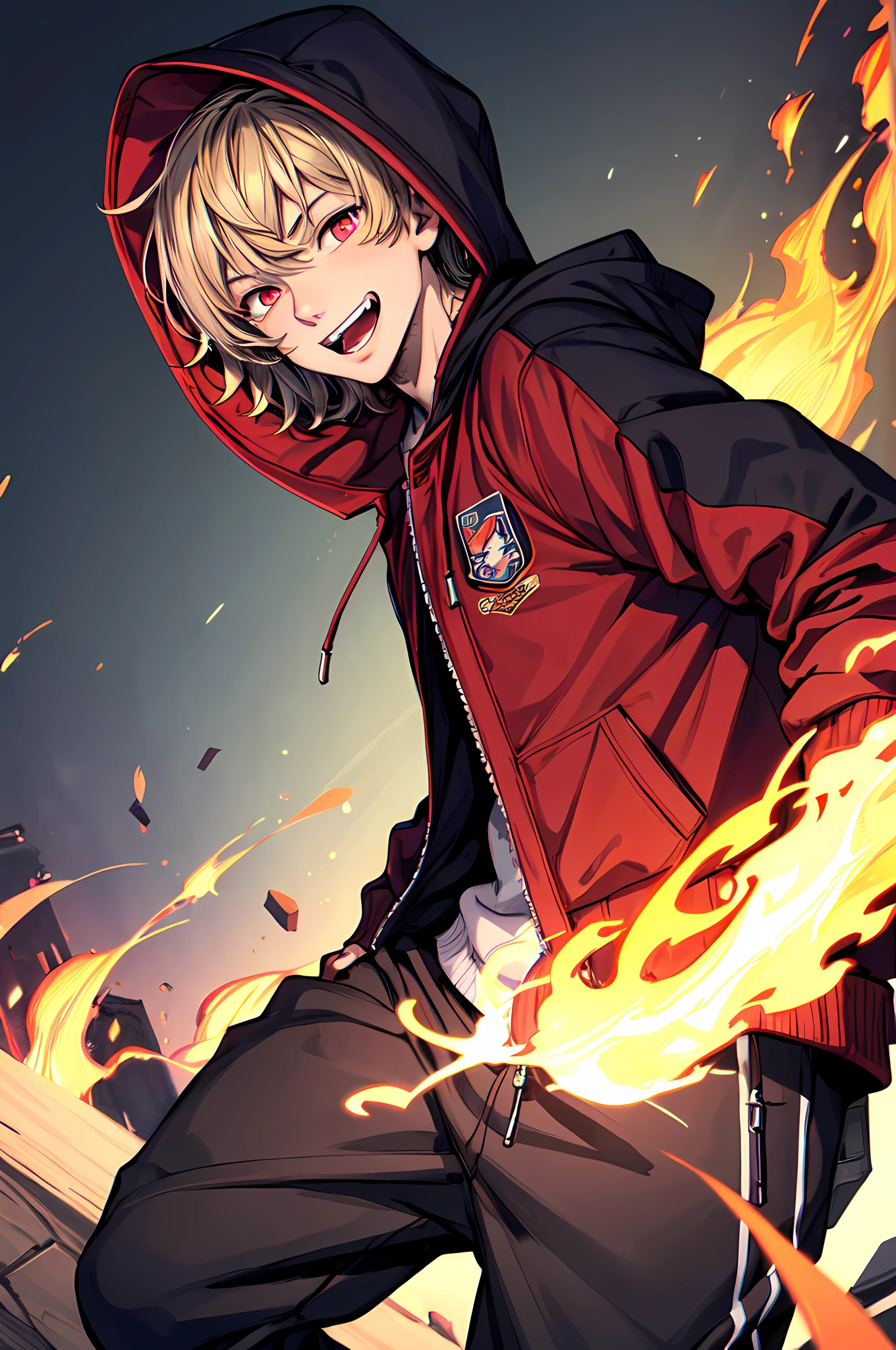 Fire Anime Boy Wallpapers - Wallpaper Cave