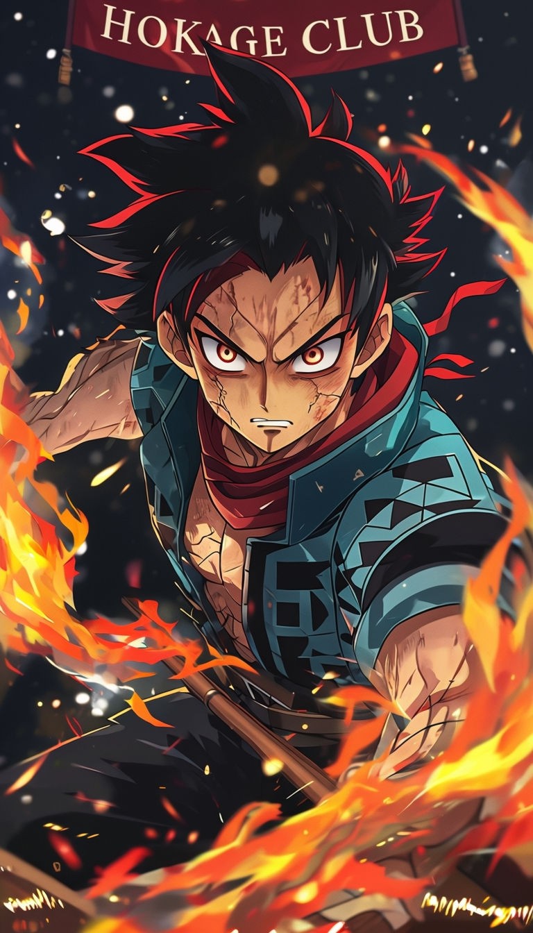 Fire Anime Boy Wallpapers - Wallpaper Cave