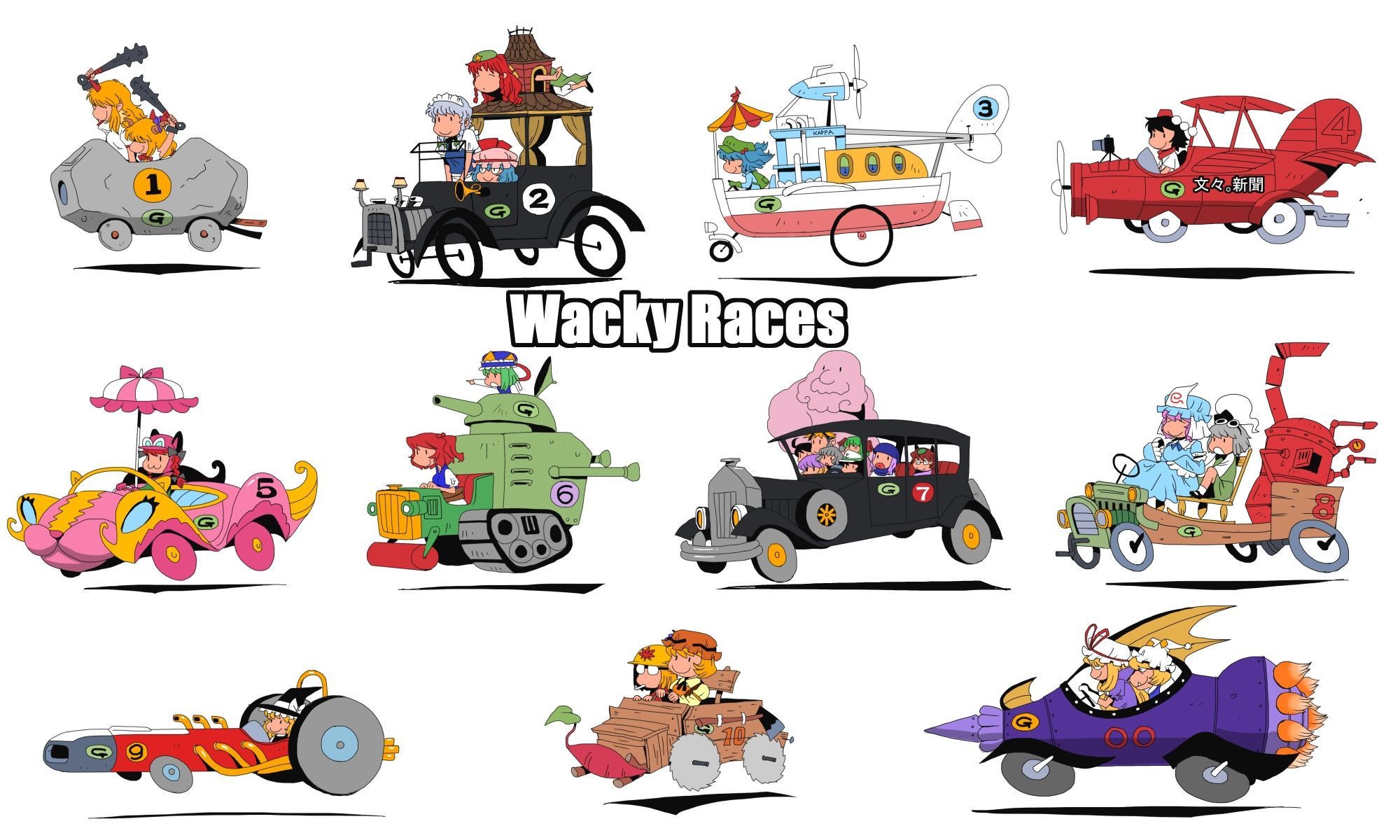 Wacky Racers Wallpapers - Wallpaper Cave