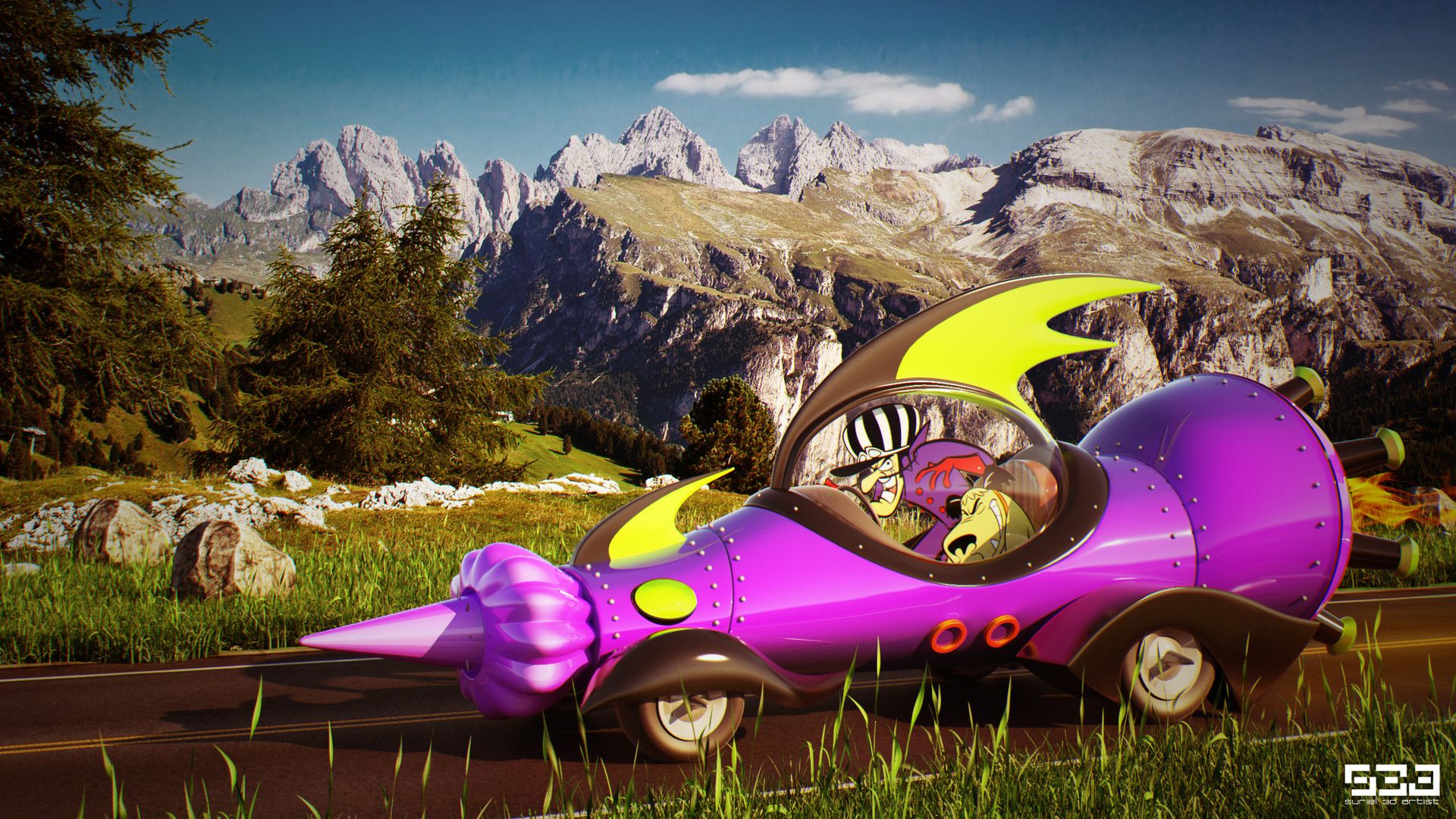 Wacky Racers Wallpapers - Wallpaper Cave