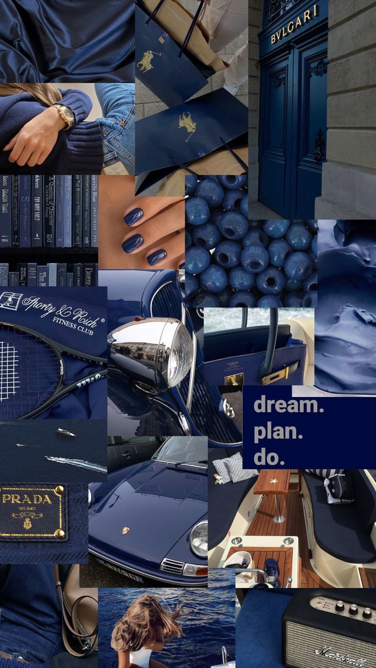 Navy Blue Collage Wallpapers - Wallpaper Cave