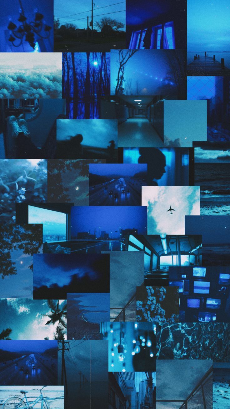 Navy Blue Collage Wallpapers - Wallpaper Cave