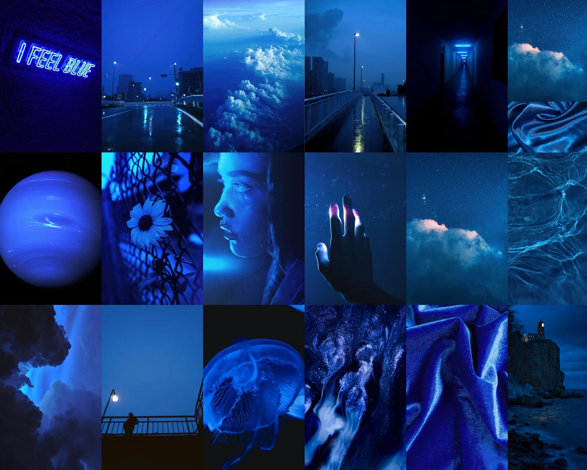 Navy Blue Collage Wallpapers - Wallpaper Cave