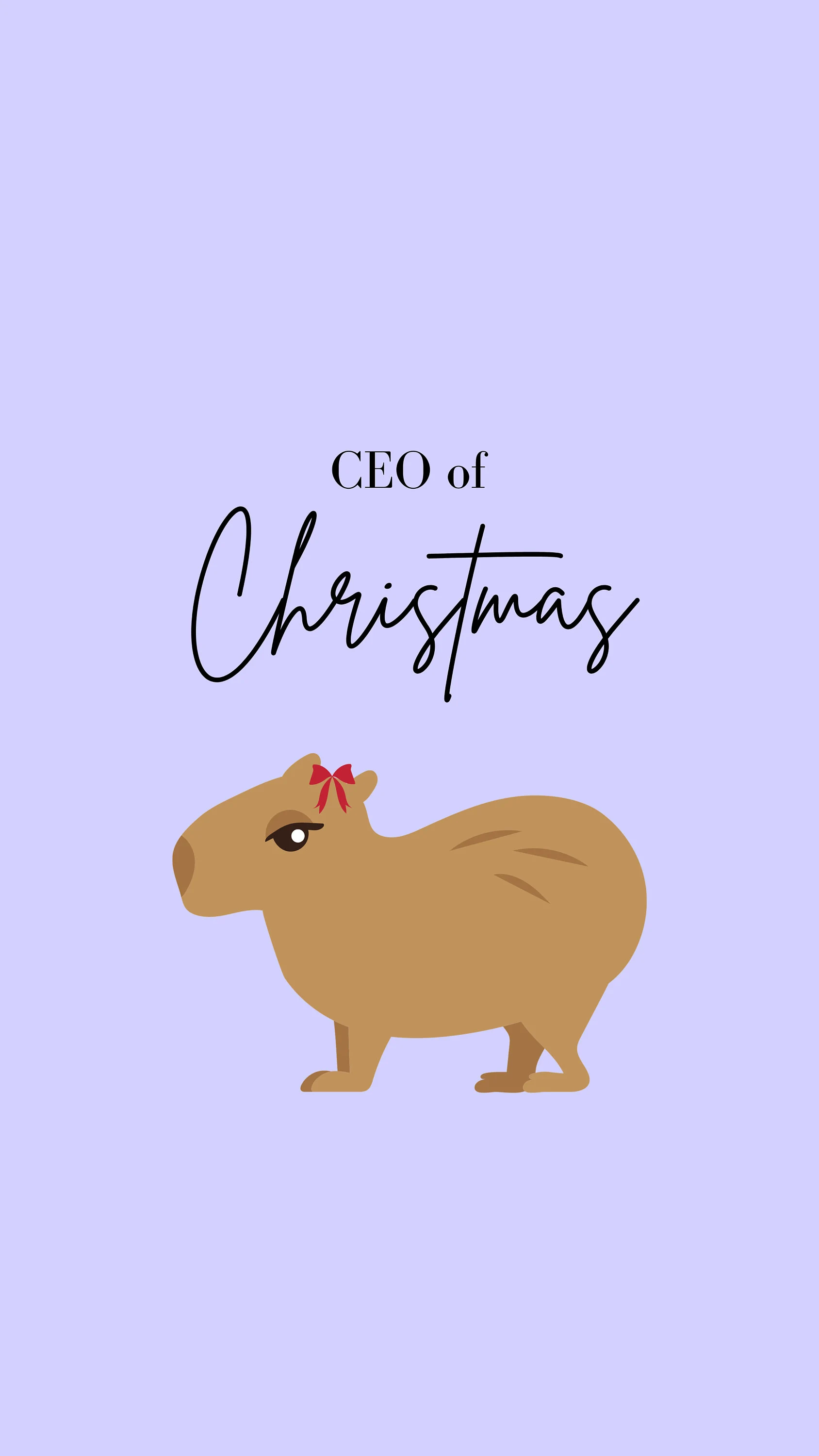 Christmas Capybara Wallpapers - Wallpaper Cave
