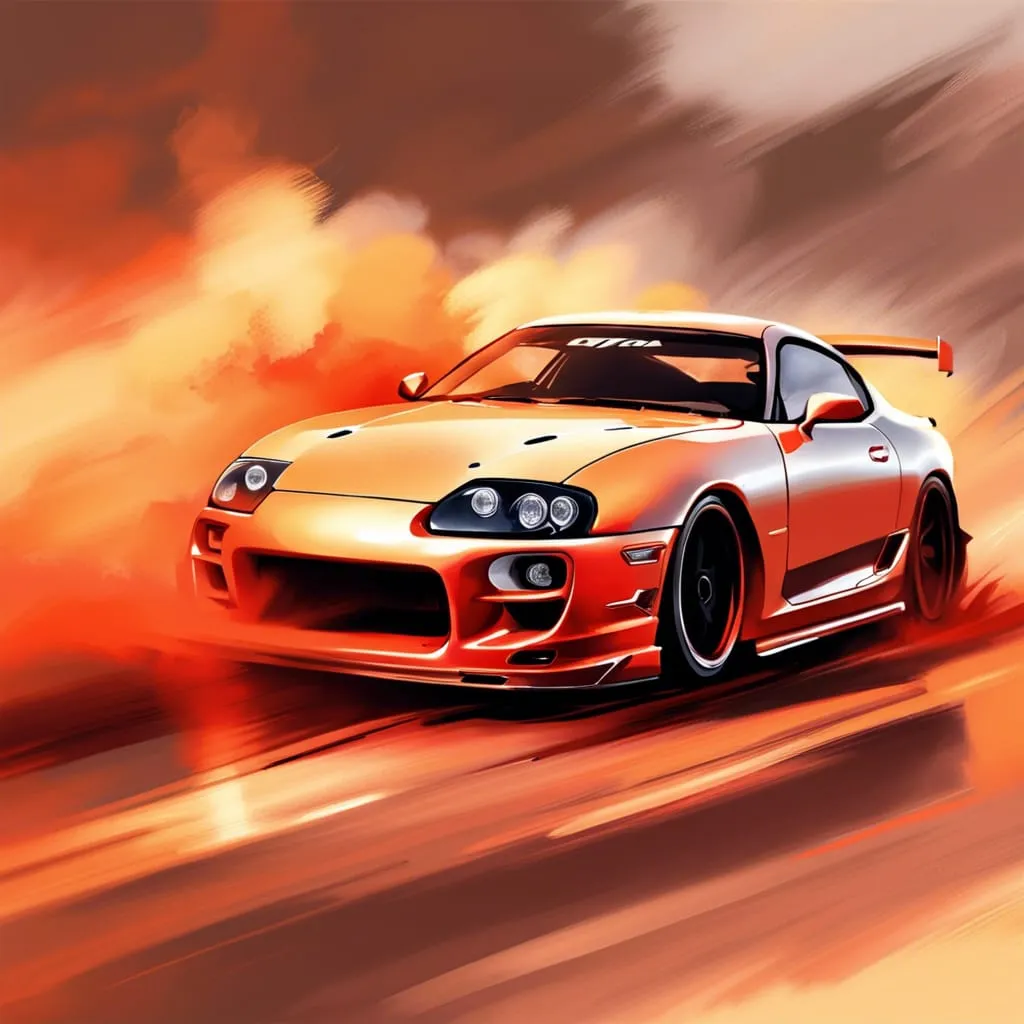 Toyota Supra Burnout Wallpapers - Wallpaper Cave