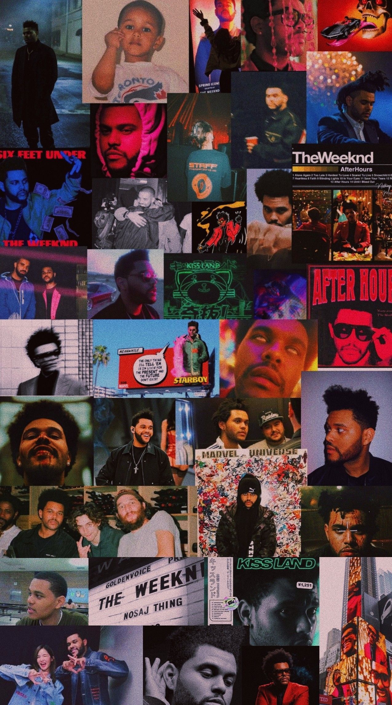 The Weeknd Collage Wallpapers - Wallpaper Cave