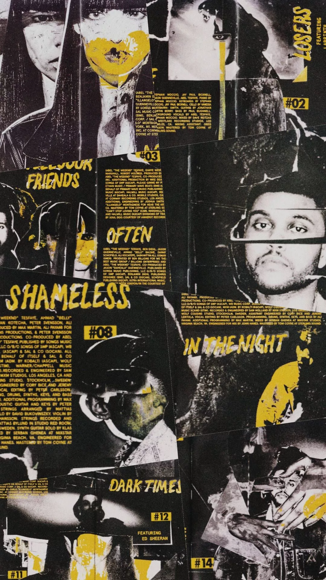 The Weeknd Collage Wallpapers - Wallpaper Cave