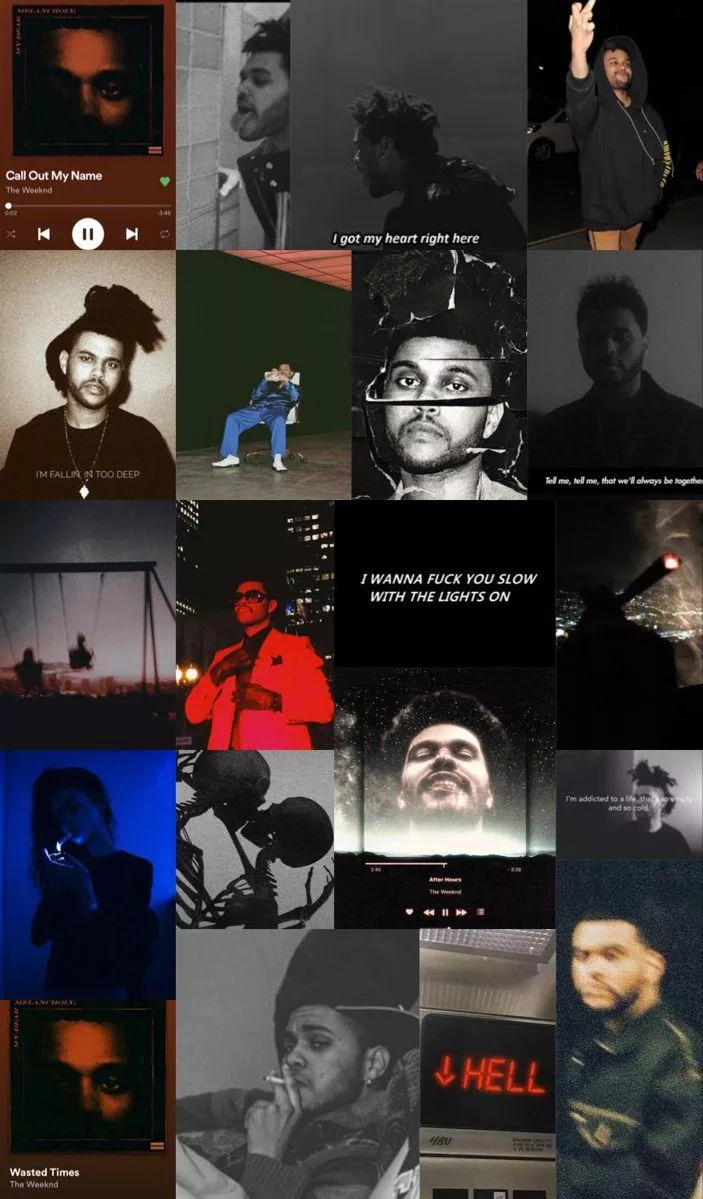 The Weeknd Collage Wallpapers - Wallpaper Cave
