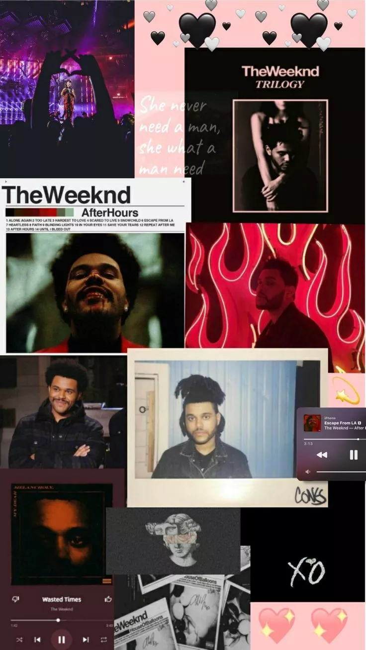The Weeknd Collage Wallpapers - Wallpaper Cave