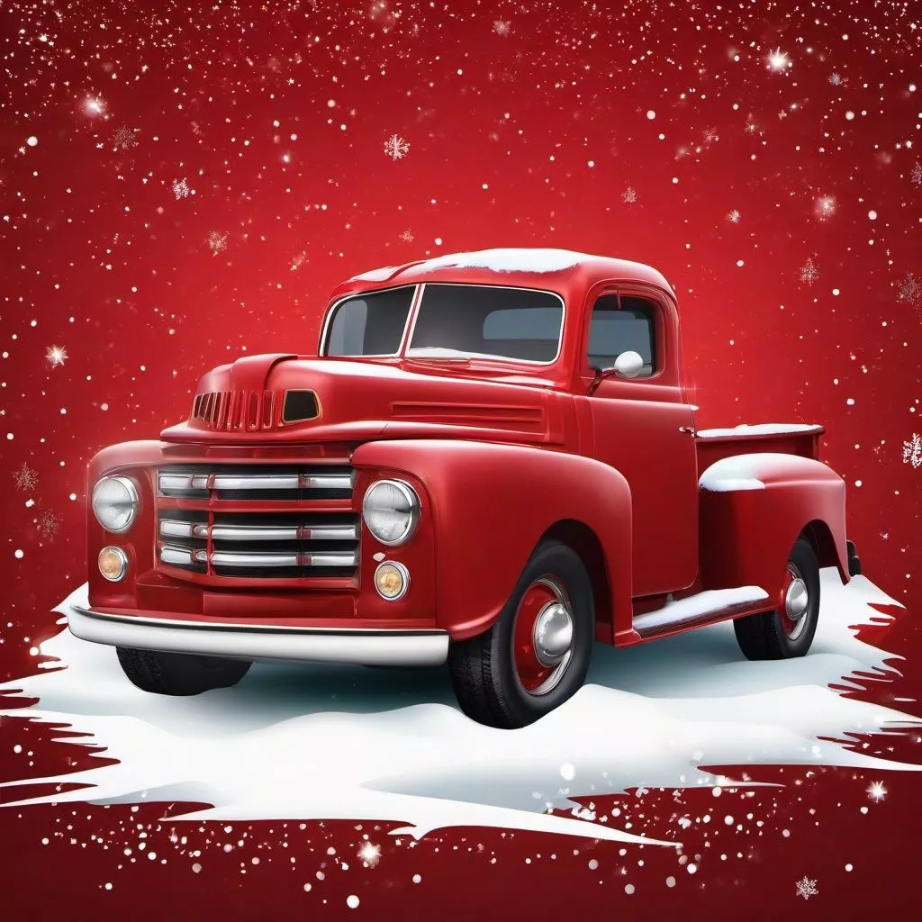 Christmas Old Cars Wallpapers - Wallpaper Cave