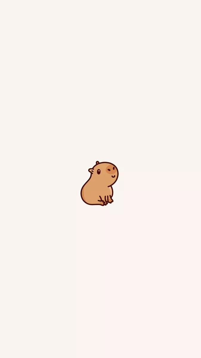 Capybara Cartoon Wallpapers - Wallpaper Cave