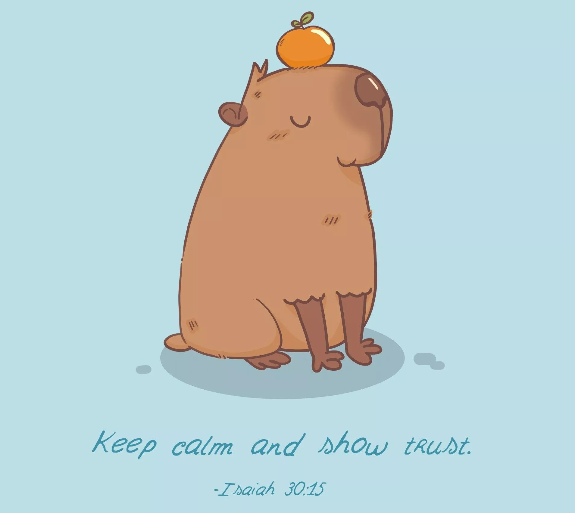 Capybara Cartoon Wallpapers - Wallpaper Cave